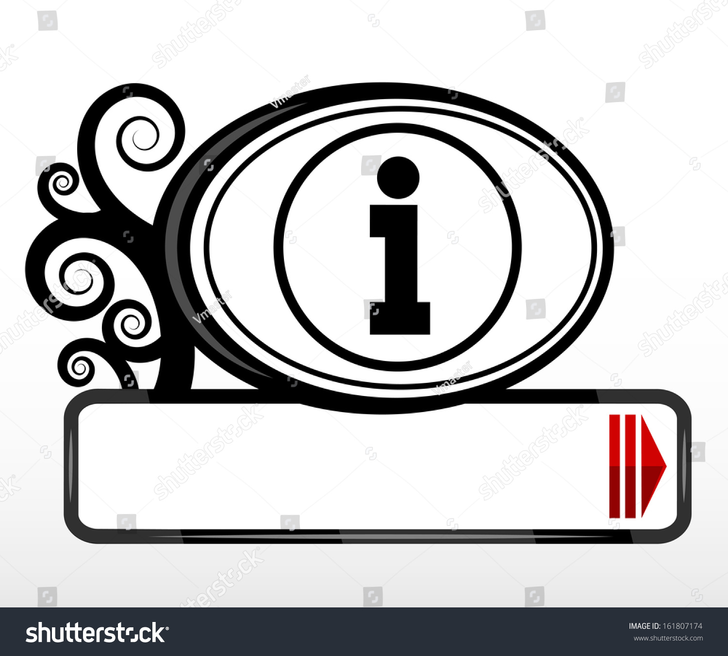 Information Sign Vintage Pointer Stock Vector (Royalty Free) 161807174 ...