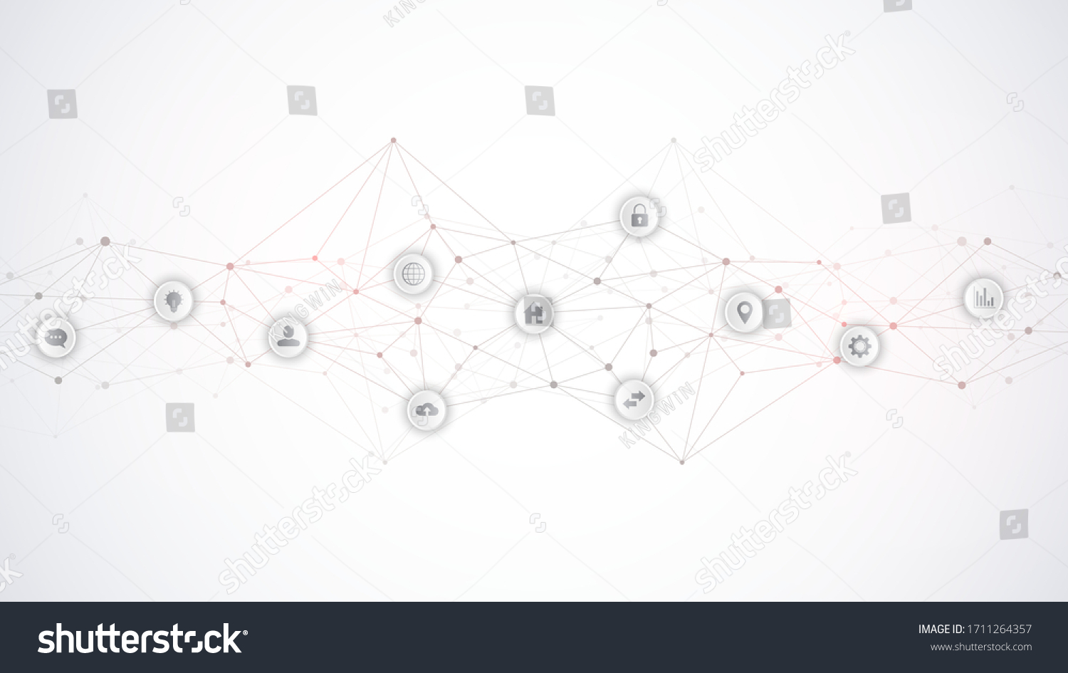 Information Technology Infographic Elements Flat Icons Stock Vector ...