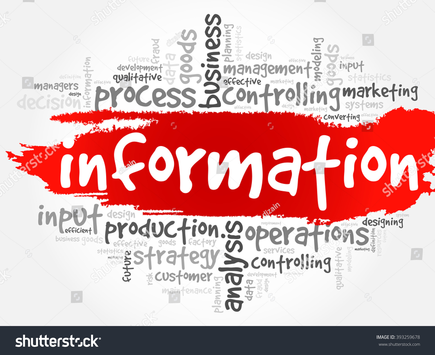 Information Word Cloud Business Concept Background Stock Vector ...