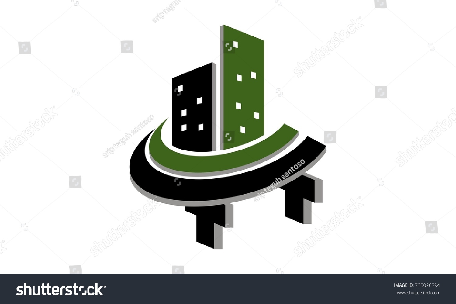 Infrastructure Concrete Restoration Stock Vector (Royalty Free ...