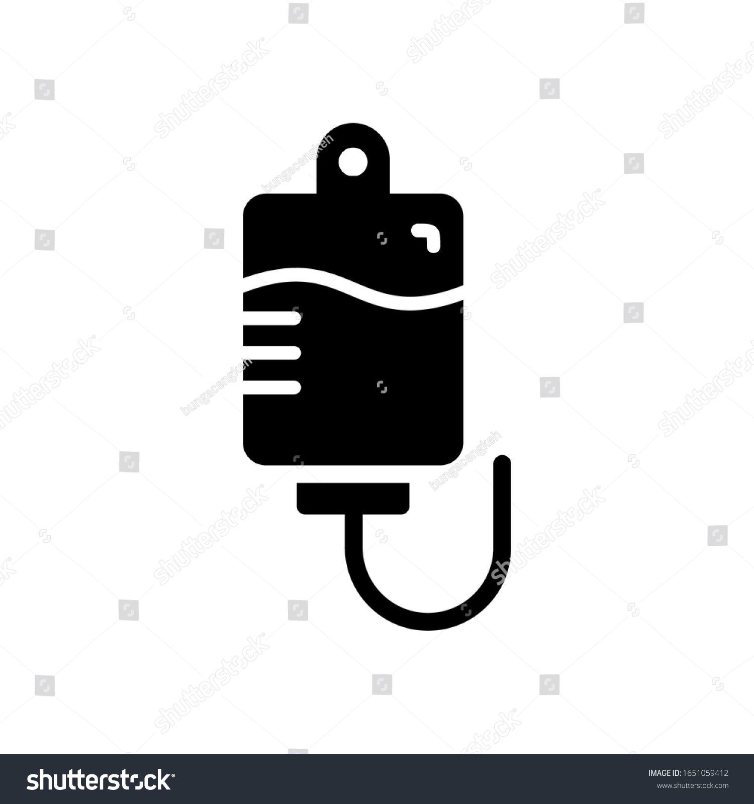 Infus Icon Design Vector Template Stock Vector (Royalty Free ...