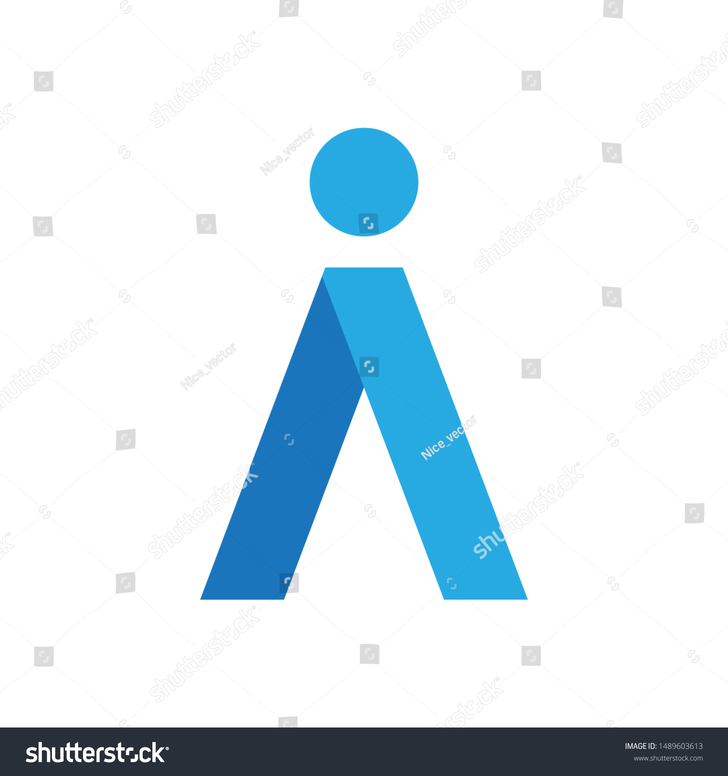 Initial Graphic Design Template Vector Isolated Stock Vector (Royalty ...