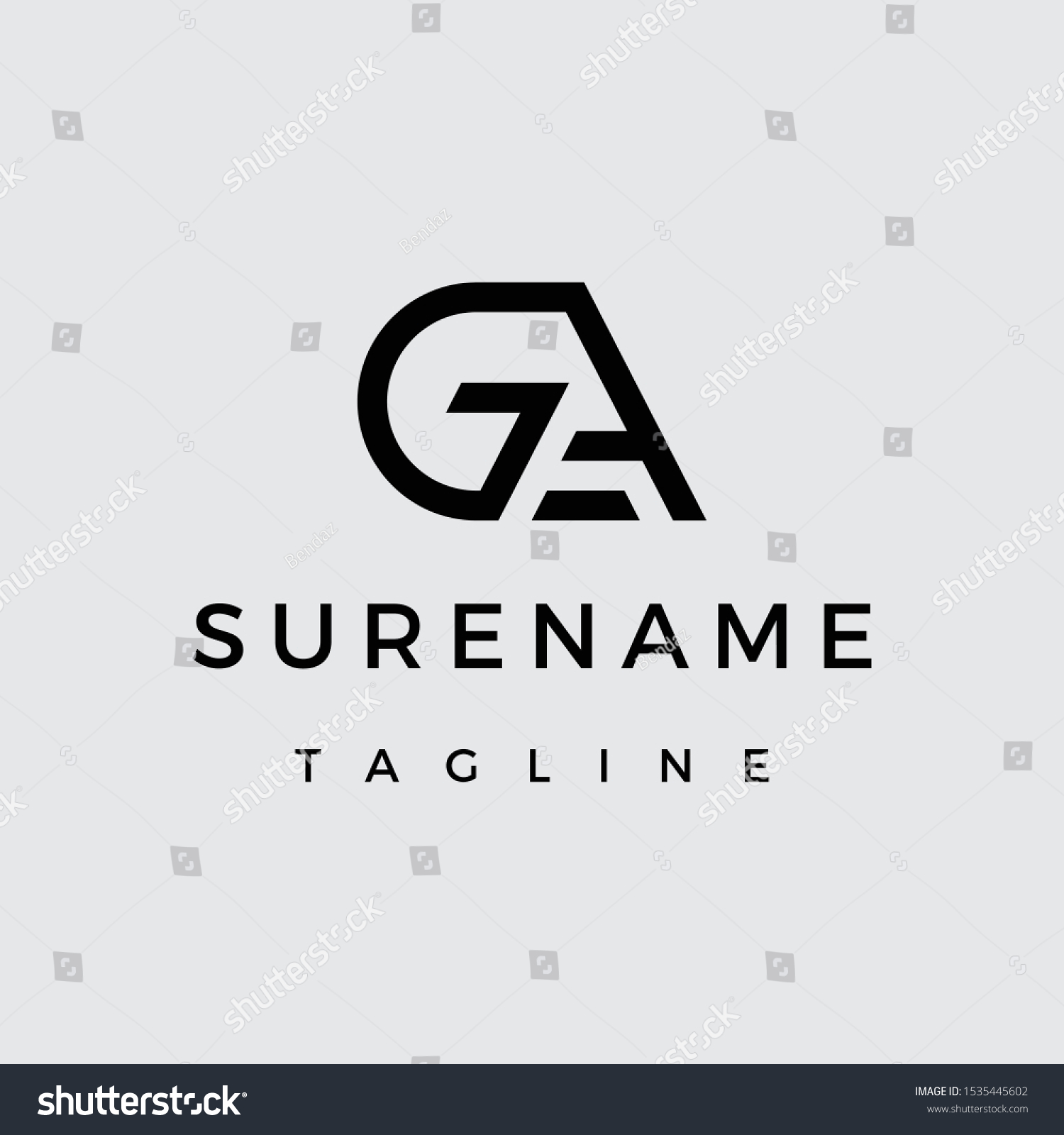 Initial G Logo Vector Icon Illustration Stock Vector (Royalty Free ...