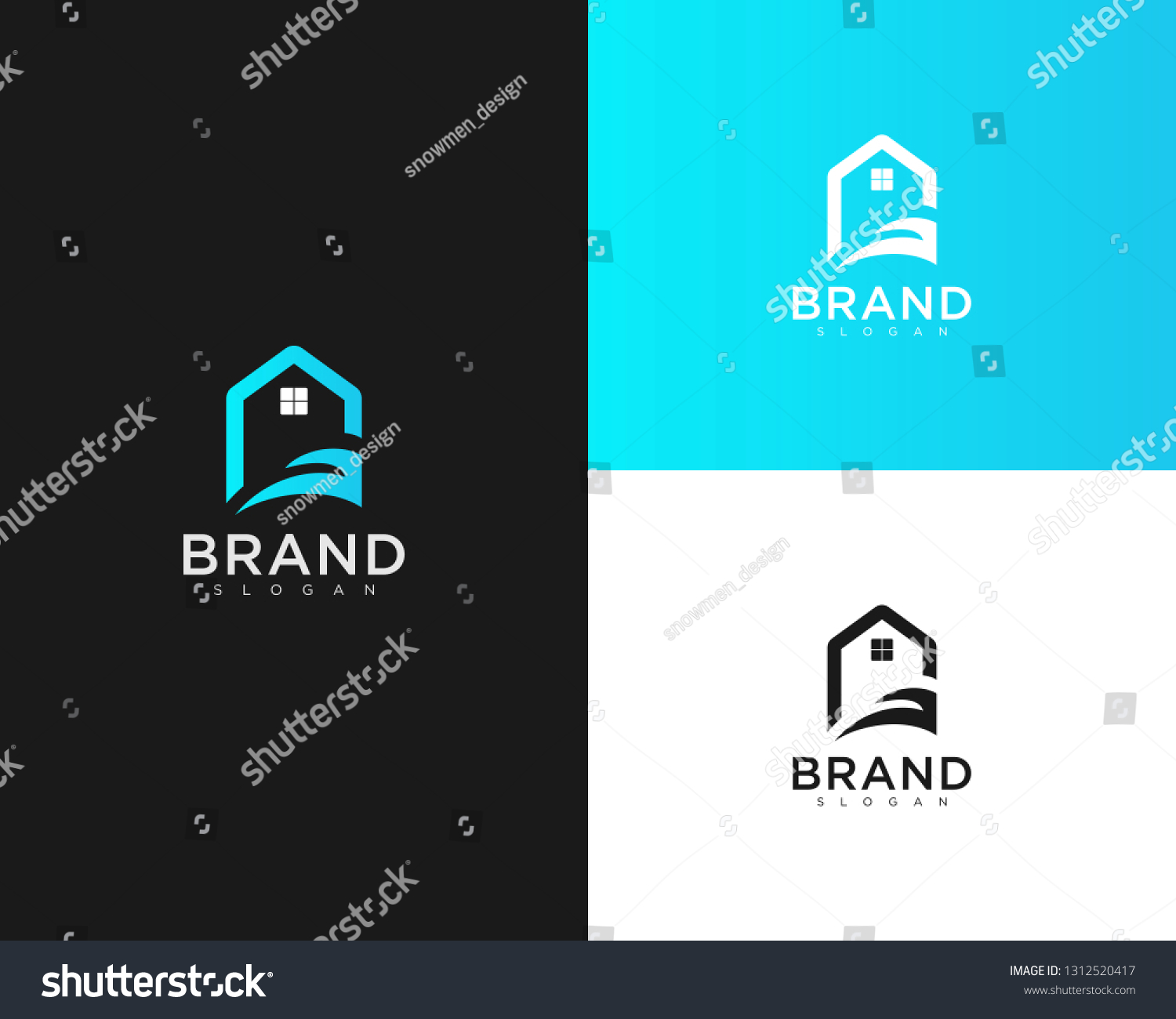 Initial G Home Logo Vector Stock Vector (Royalty Free) 1312520417 ...