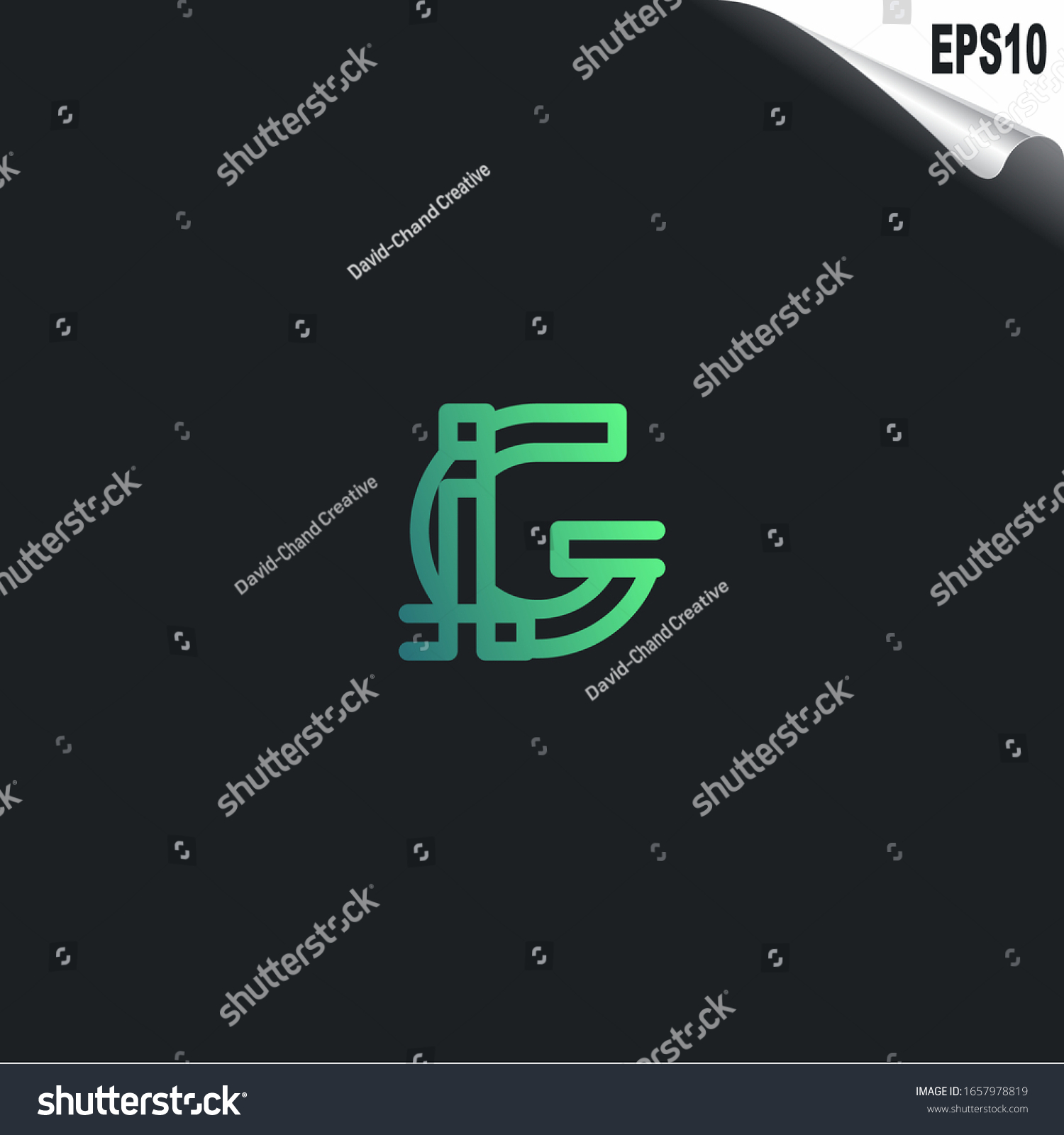 Initial Ig Logo Monogram Design Template Stock Vector (Royalty Free ...