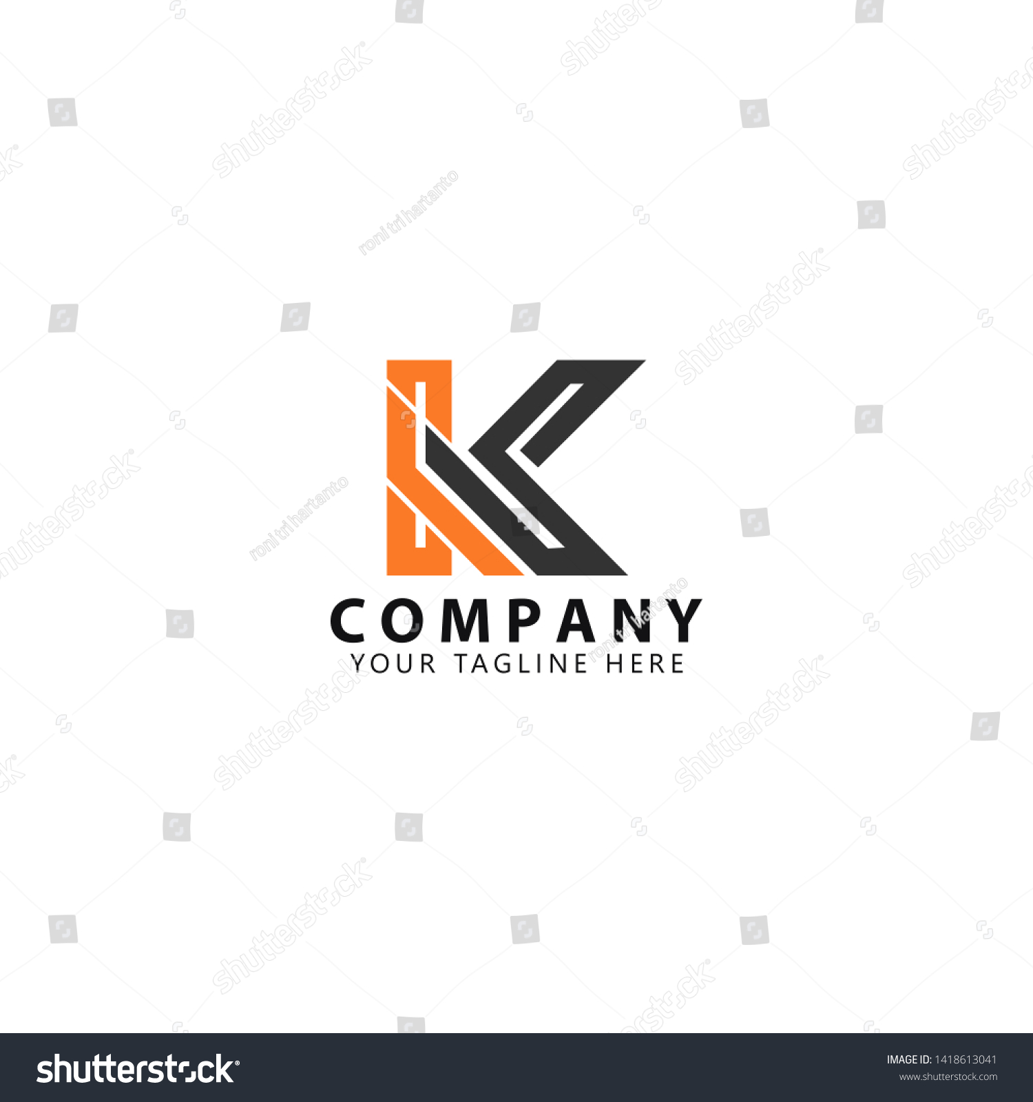 Initial K Logo Design Inspiration Stock Vector (Royalty Free ...