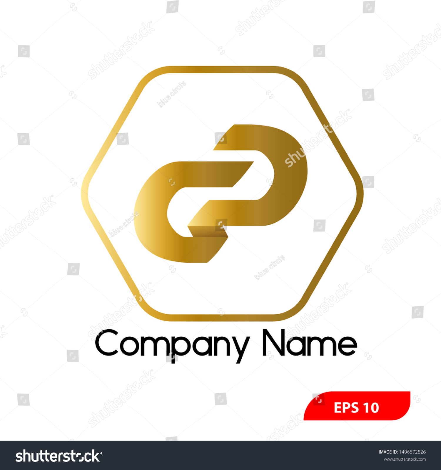 Initial Latter Cccp Logo Icon Stock Vector (Royalty Free) 1496572526 ...