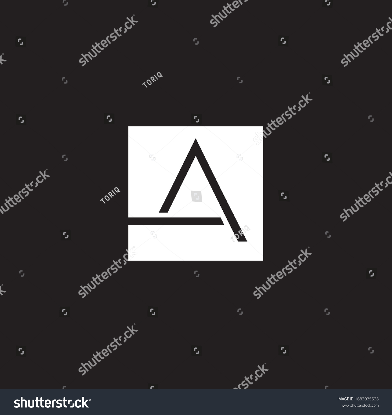 Initial Letter Vector Line Logo Design Stock Vector (Royalty Free ...