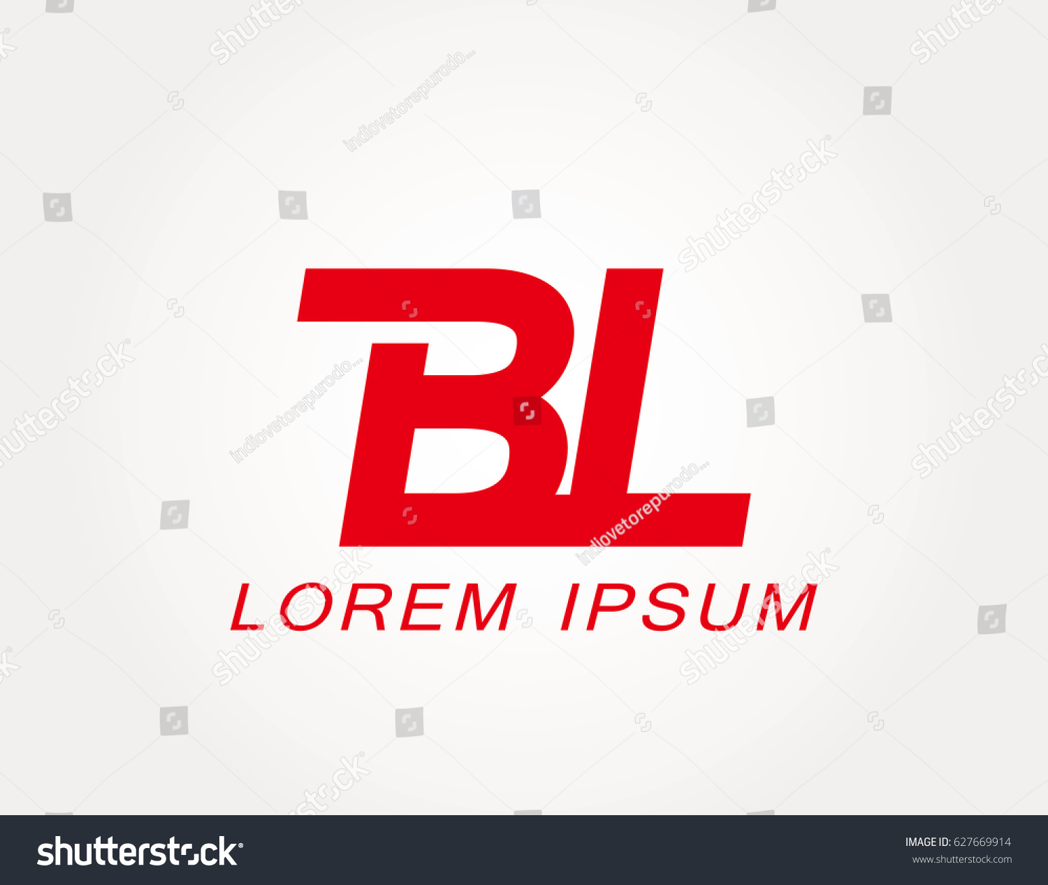 Initial Letter B L Logo Vector Stock Vector (Royalty Free) 627669914 ...