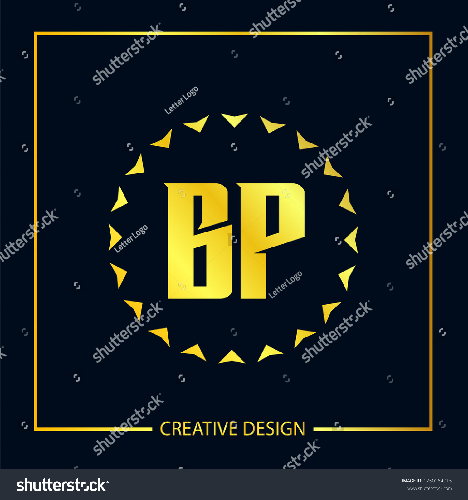 Initial Letter Bp Logo Template Design Stock Vector (Royalty Free) 1250164015 | Shutterstock