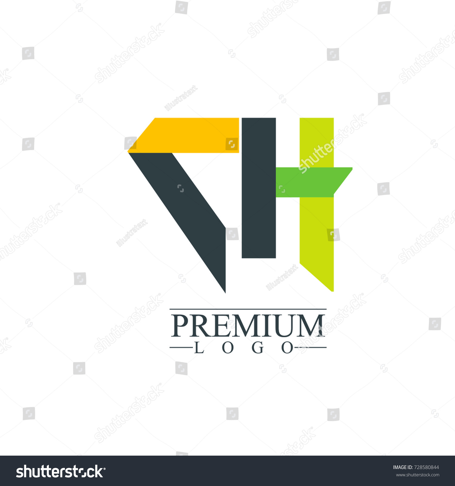 Initial Letter Ch Logo Icon Design Stock Vector (Royalty Free ...