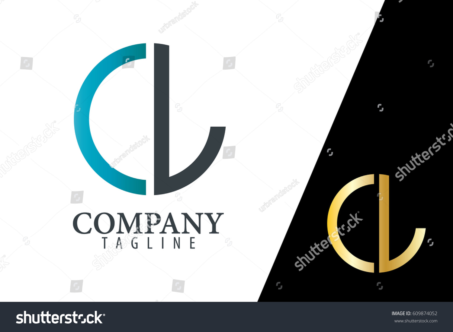 Initial Letter Cl Linked Circle Logo Stock Vector (Royalty Free) 609874052