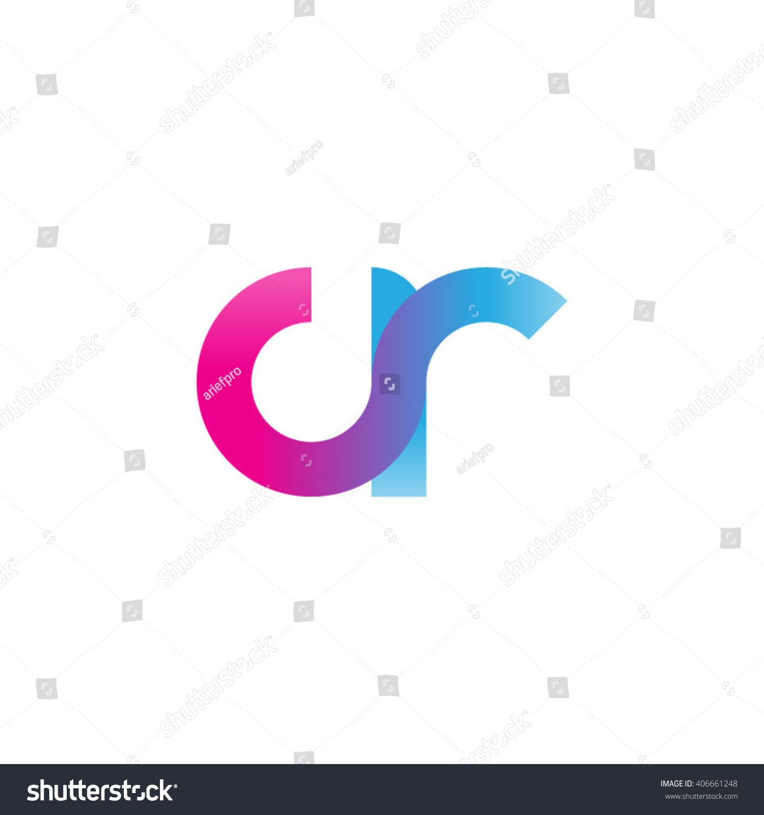 Initial Letter Cr Linked Circle Lowercase: vector de stock (libre de ... Initial Letter Cr Linked Circle Lowercase: vector de stock (libre de ...