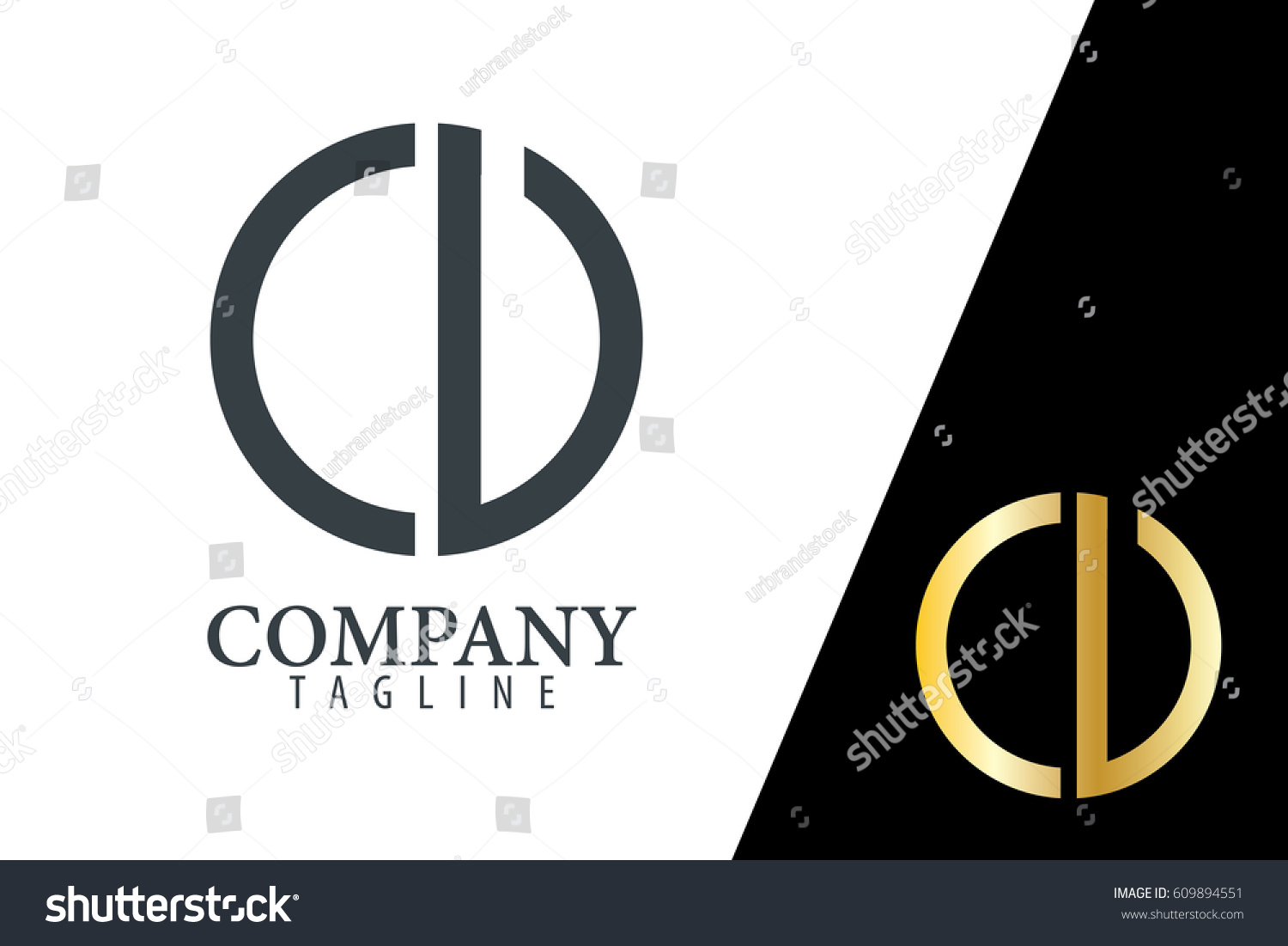 Initial Letter Cu Cv Linked Circle Stock Vector (Royalty Free ...
