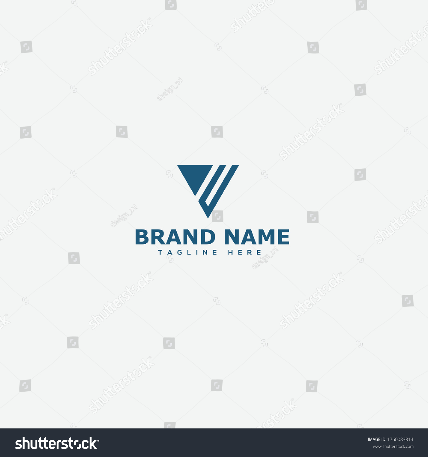 Initial Letter Cv Design Logo Stock Vector (Royalty Free) 1760083814 ...