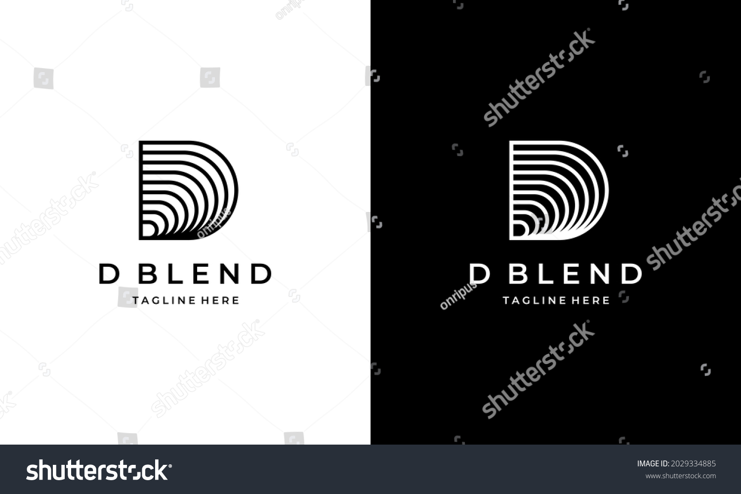 Initial Letter D Logo Design Inspiration Stock Vector (Royalty Free ...