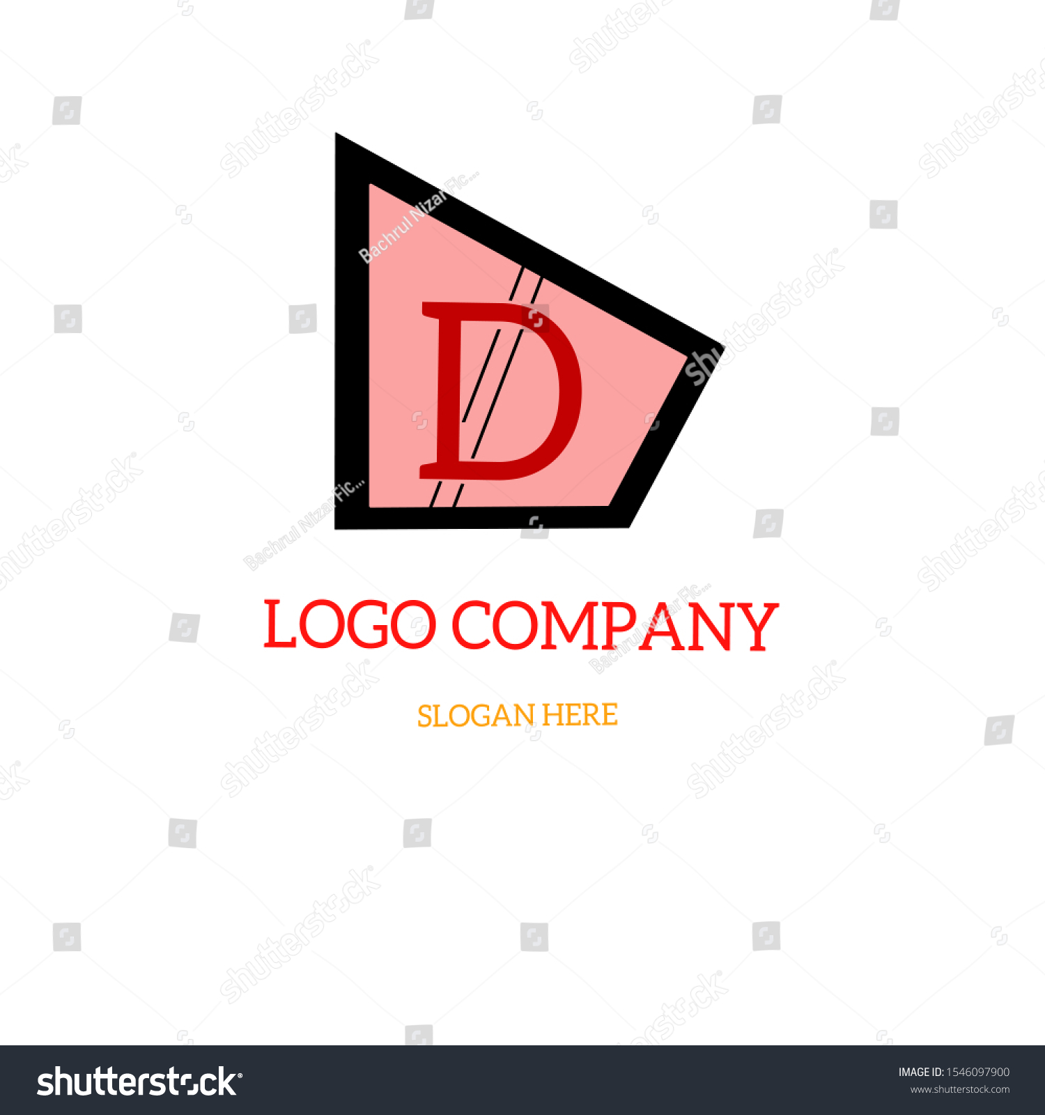Initial Letter D Logo Vector Design Stock Vector (Royalty Free ...
