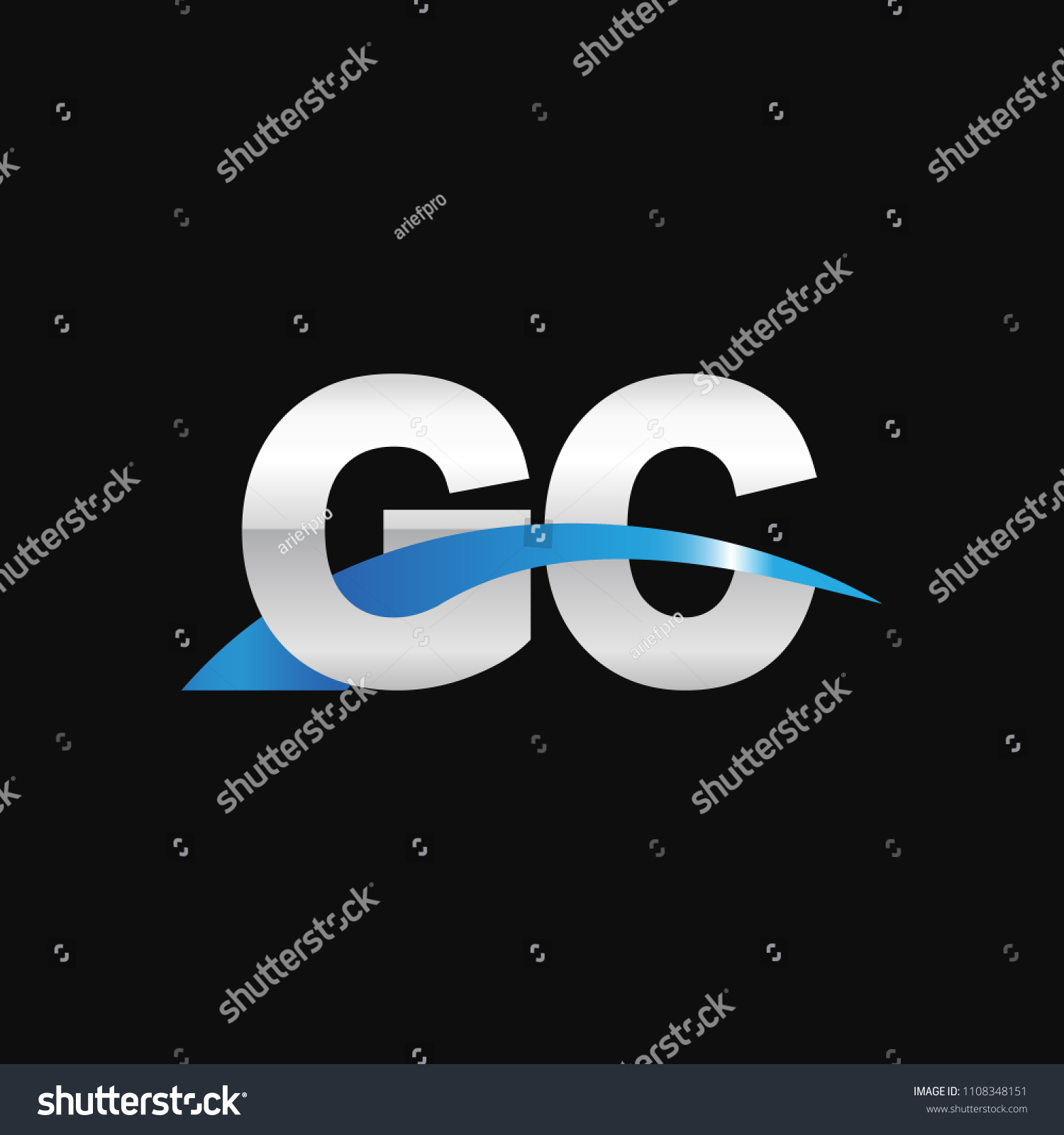 Initial Letter Gc Overlapping Movement Swoosh Stock Vector (Royalty ... Initial Letter Gc Overlapping Movement Swoosh Stock Vector (Royalty ...
