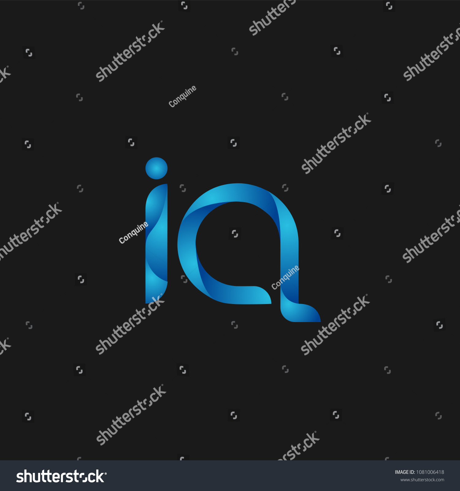 Initial Letter Ia Logo Design Stock Vector (Royalty Free) 1081006418 ...