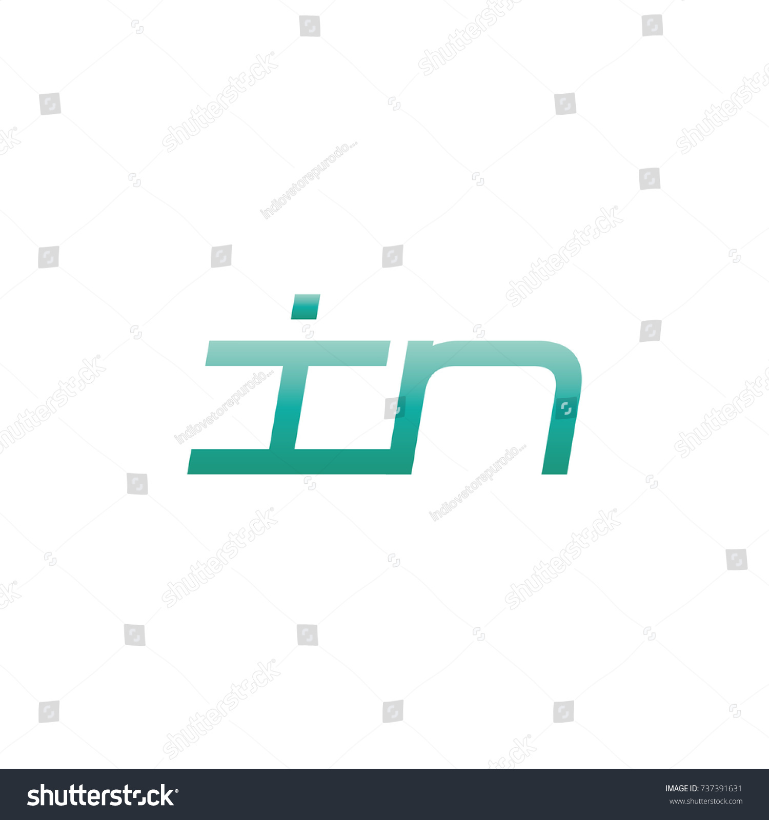 Initial Letter Thin Logo Design Stock Vector (Royalty Free) 737391631 ...