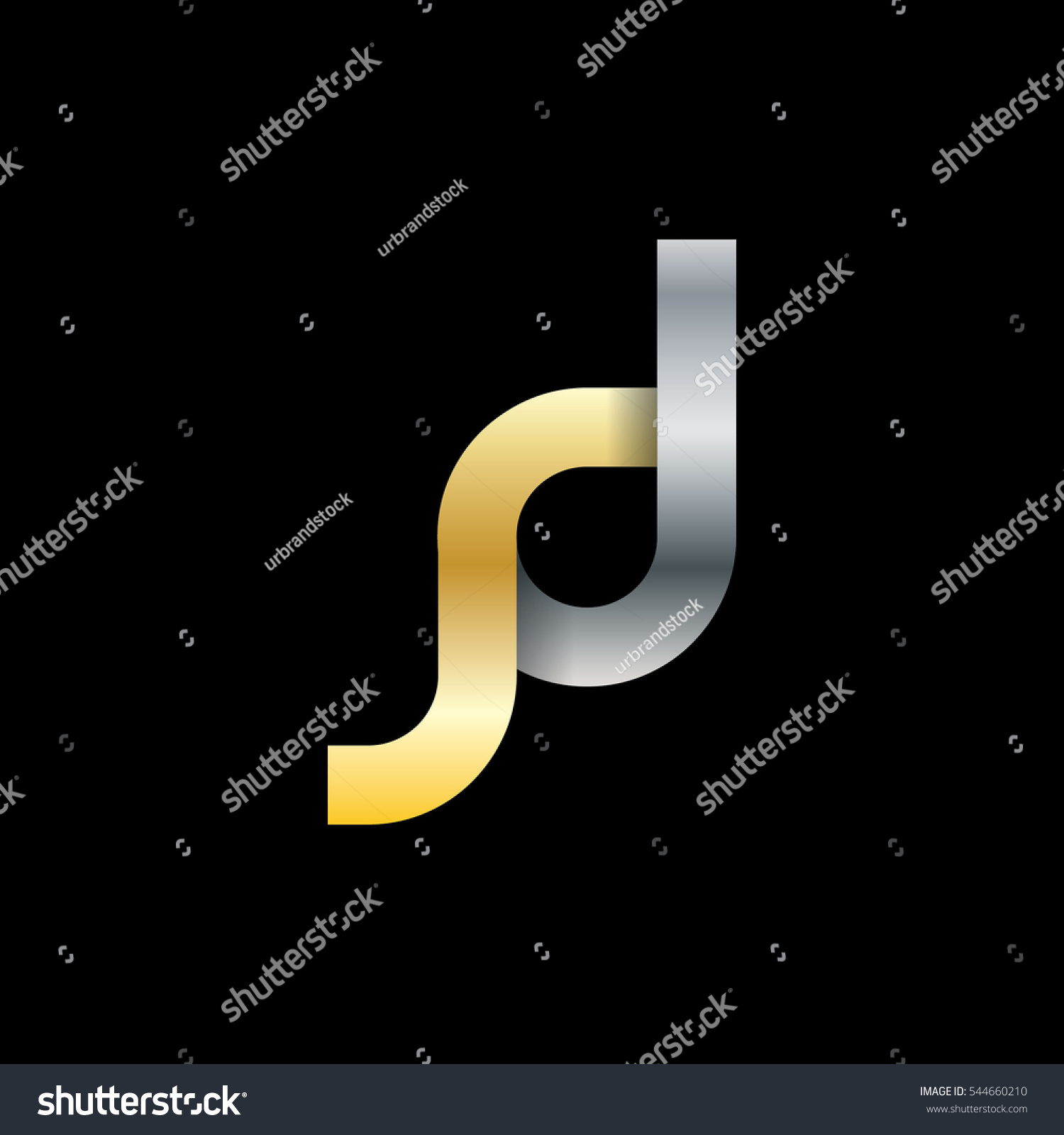 Initial Letter Jd Sd Sj Logo Vectores En Stock 544660210 - Shutterstock