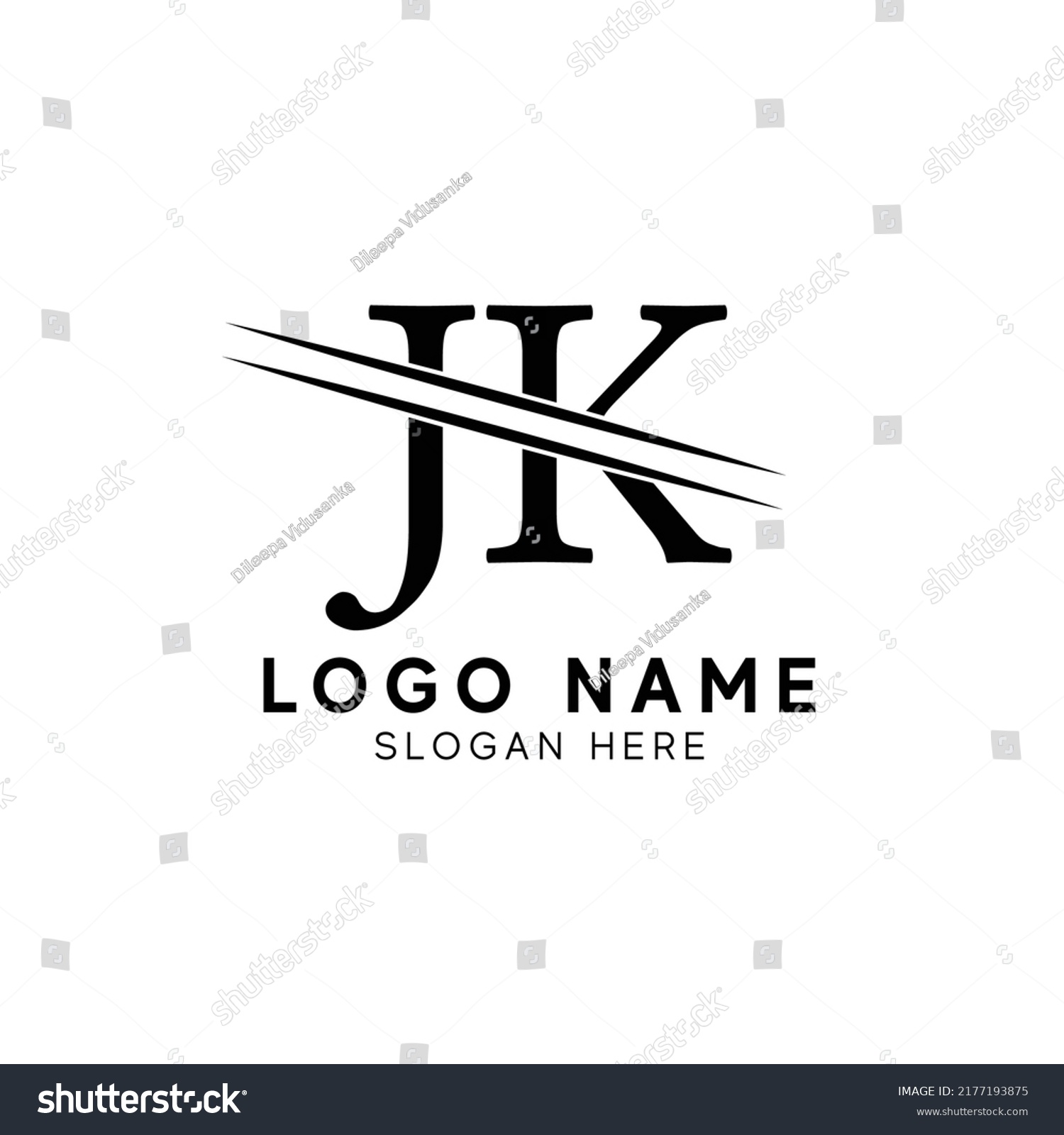 2,515 Jk initials Images, Stock Photos & Vectors | Shutterstock