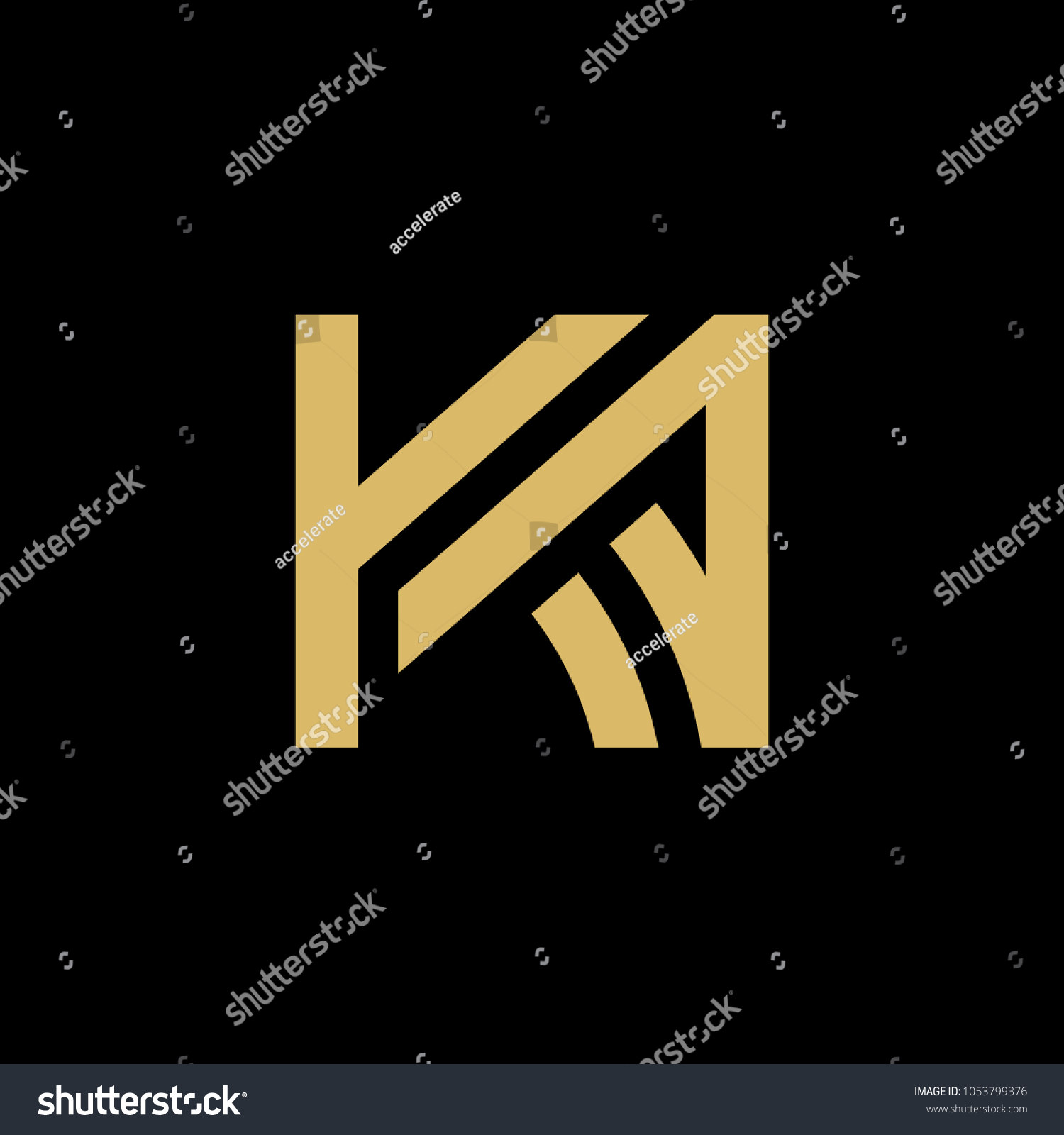 Initial Letter Ka Logo Vector Illustration Stock Vector (Royalty Free ...