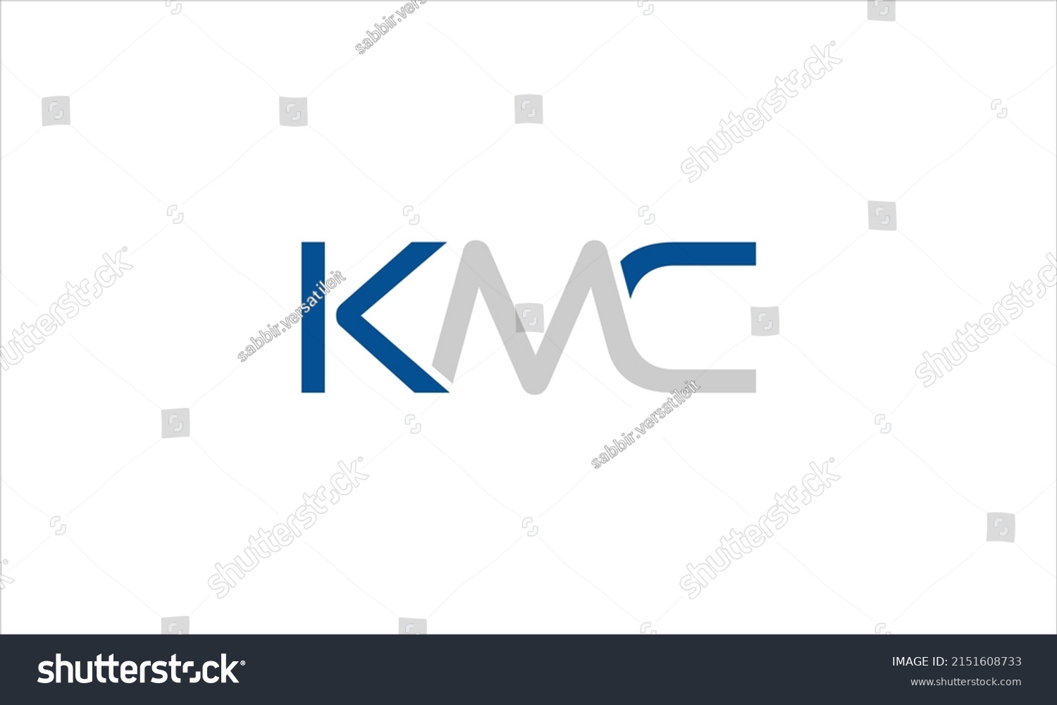 Initial Letter Kmc Logo Vector Illustration Stock Vector (Royalty Free ...