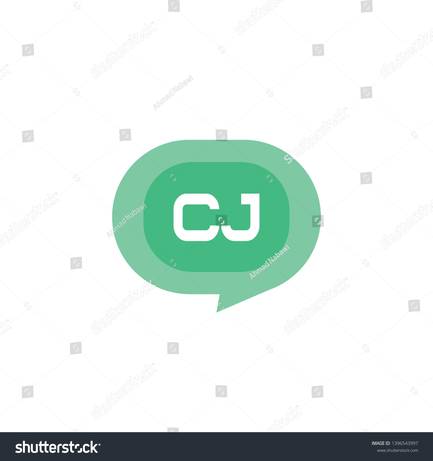 Initial Letter Logo Cj Template Vector Stock Vector (Royalty Free ...