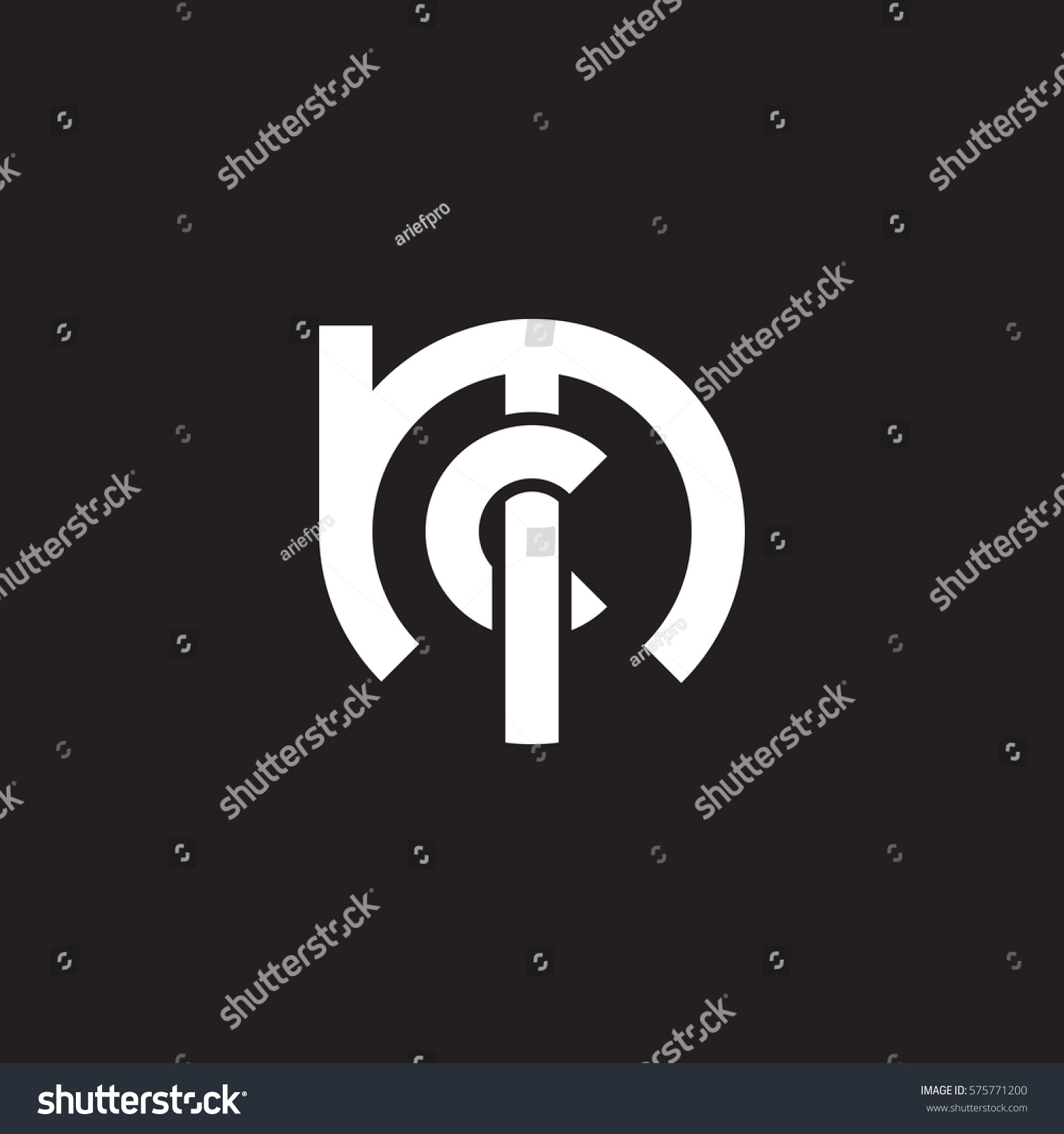 Initial Letter Logo Mc Cm C Stock Vector (Royalty Free) 575771200 ...