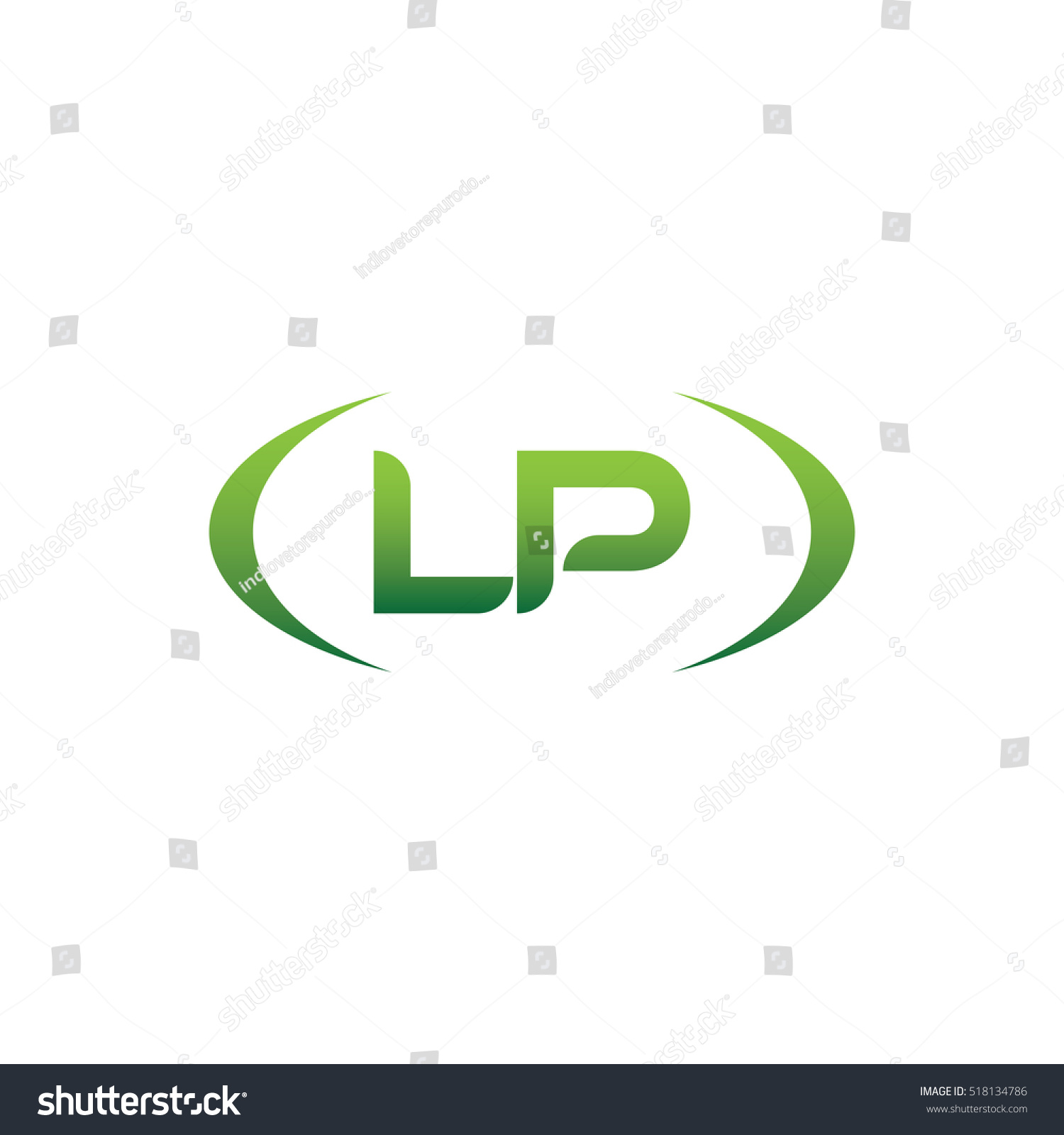 Initial Letter Lp Brackets Uppercase Logo Stock Vector (Royalty Free ...