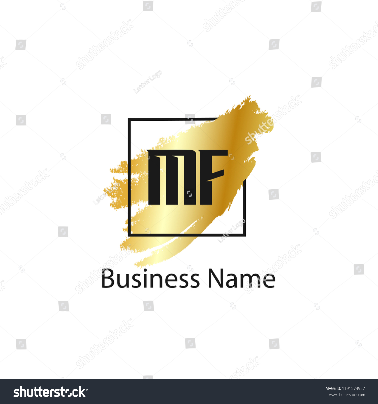 Initial Letter Mf Logo Template Design: เวกเตอร์สต็อก (ปลอดค่าลิขสิทธิ์ ...