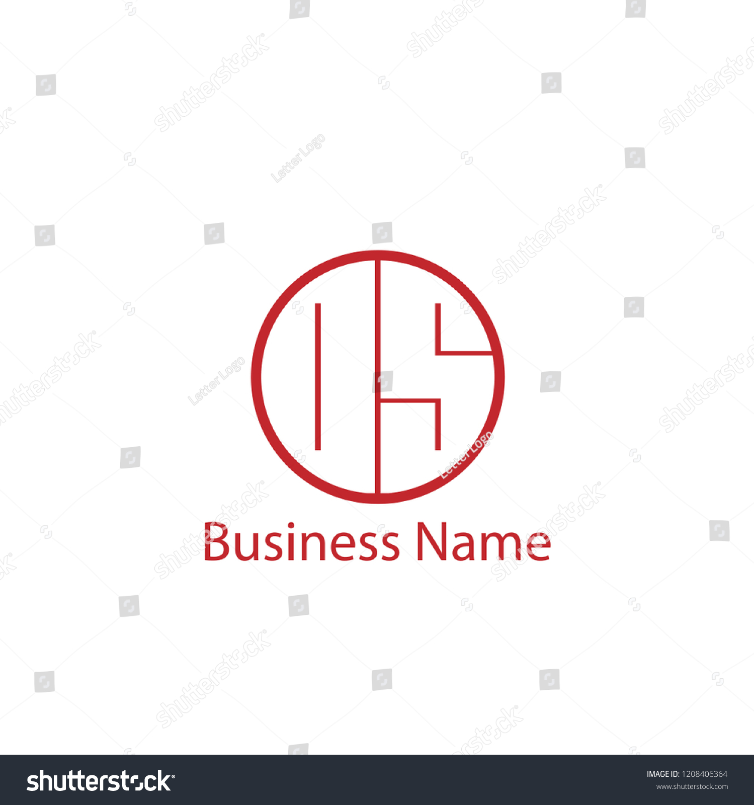 Initial Letter Os Logo Template Design Stock Vector (Royalty Free ...