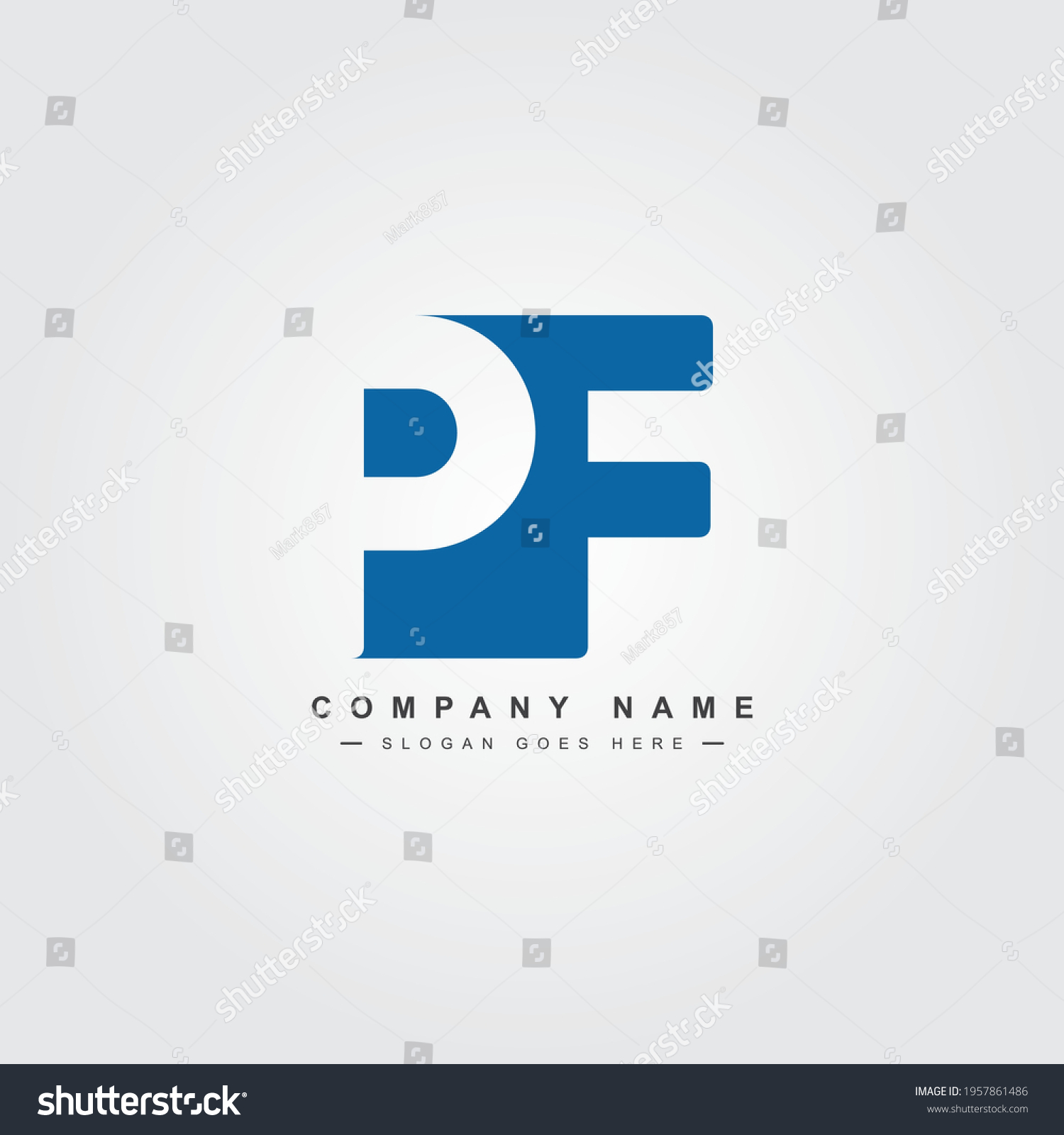 Initial Letter Pf Logo Simple Business Stock Vector (Royalty Free ... Initial Letter Pf Logo Simple Business Stock Vector (Royalty Free ...
