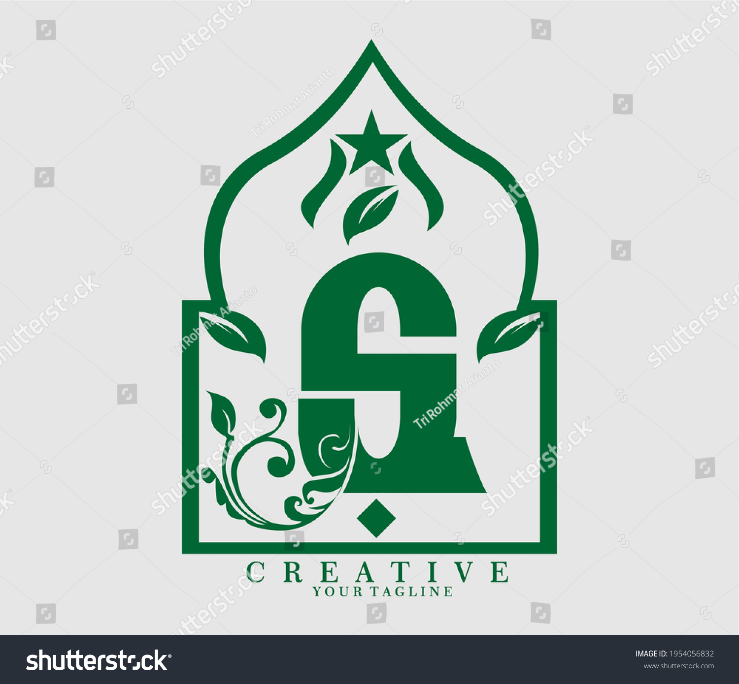 Initial Letter S Monogram Vector Logo Stock Vector (Royalty Free ...