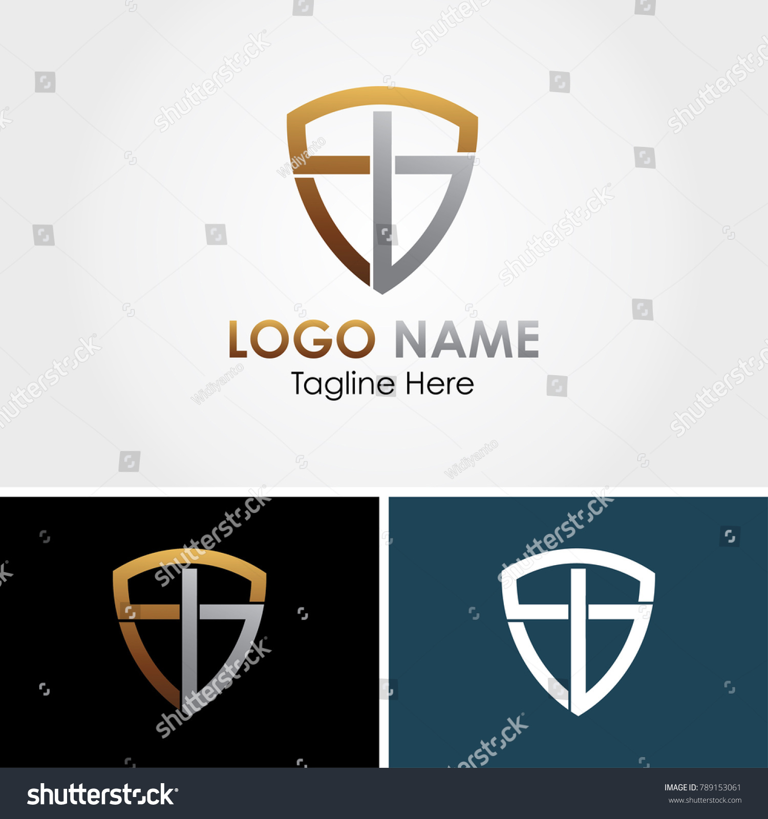 Initial Letter Sb Logo Design Shield Stock Vector (Royalty Free) 789153061