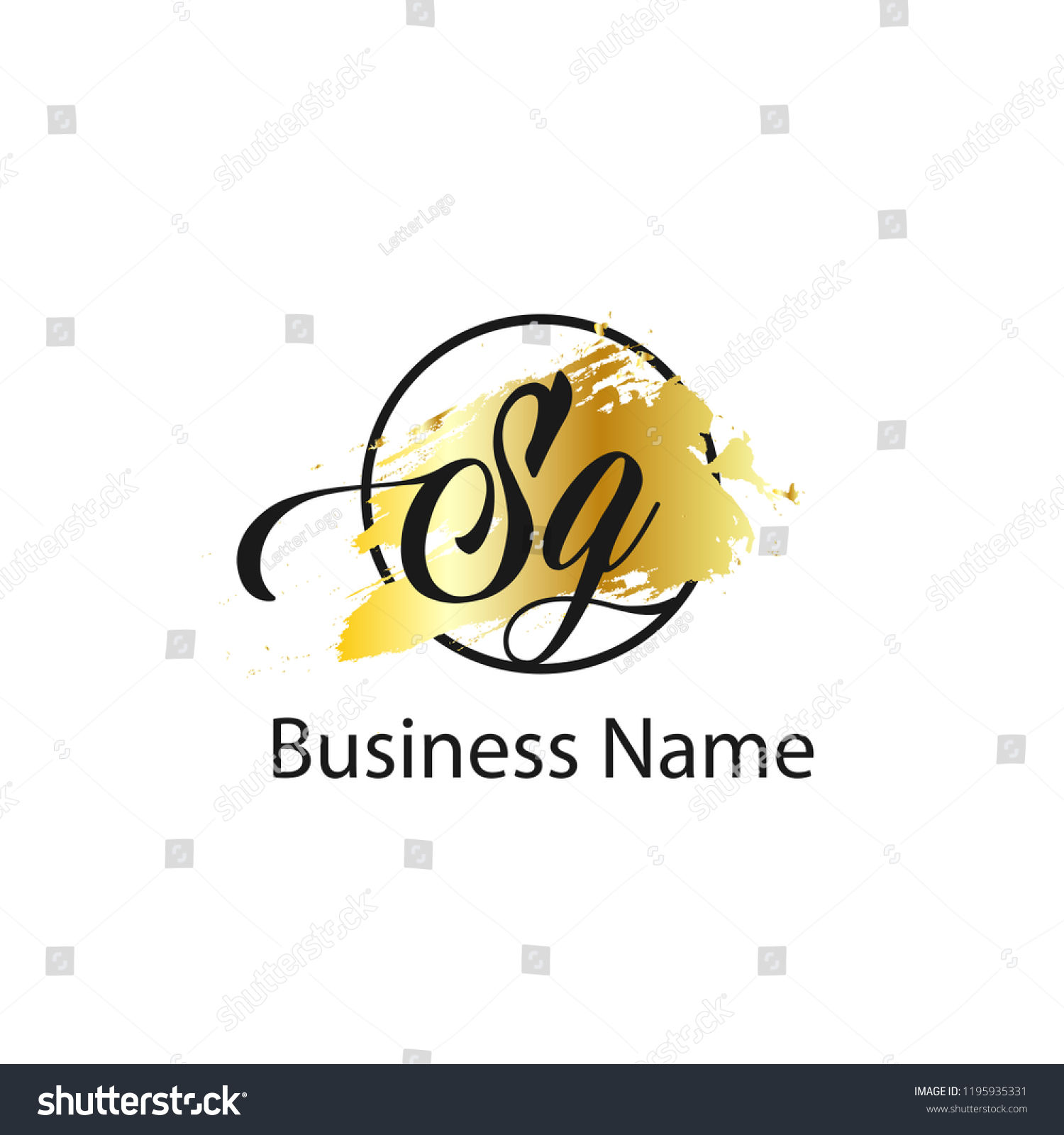 Initial Letter Sg Logo Template Design: เวกเตอร์สต็อก (ปลอดค่าลิขสิทธิ์ ...