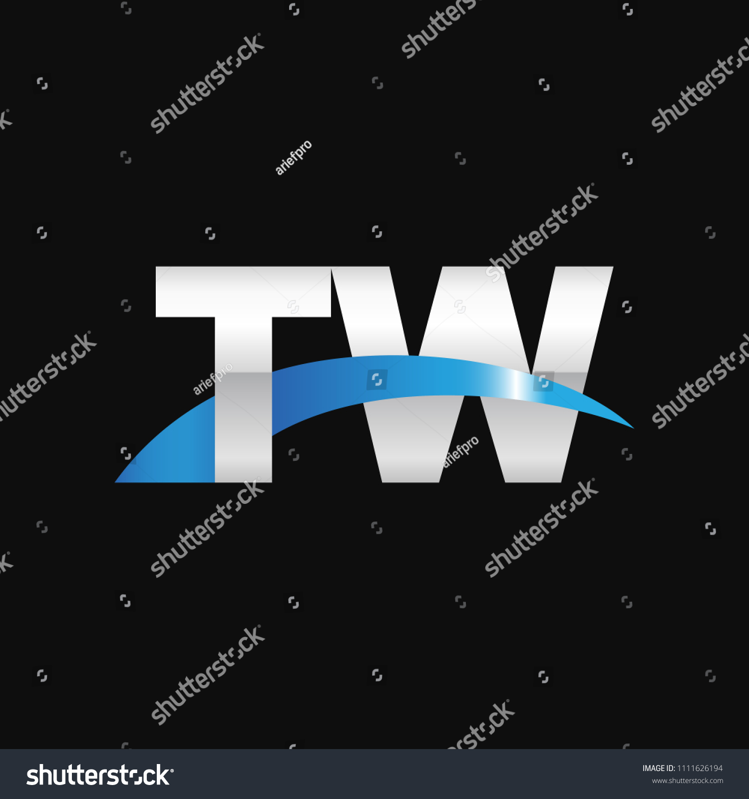 Initial Letter Tw Overlapping Movement Swoosh Stock Vector (Royalty ... Initial Letter Tw Overlapping Movement Swoosh Stock Vector (Royalty ...