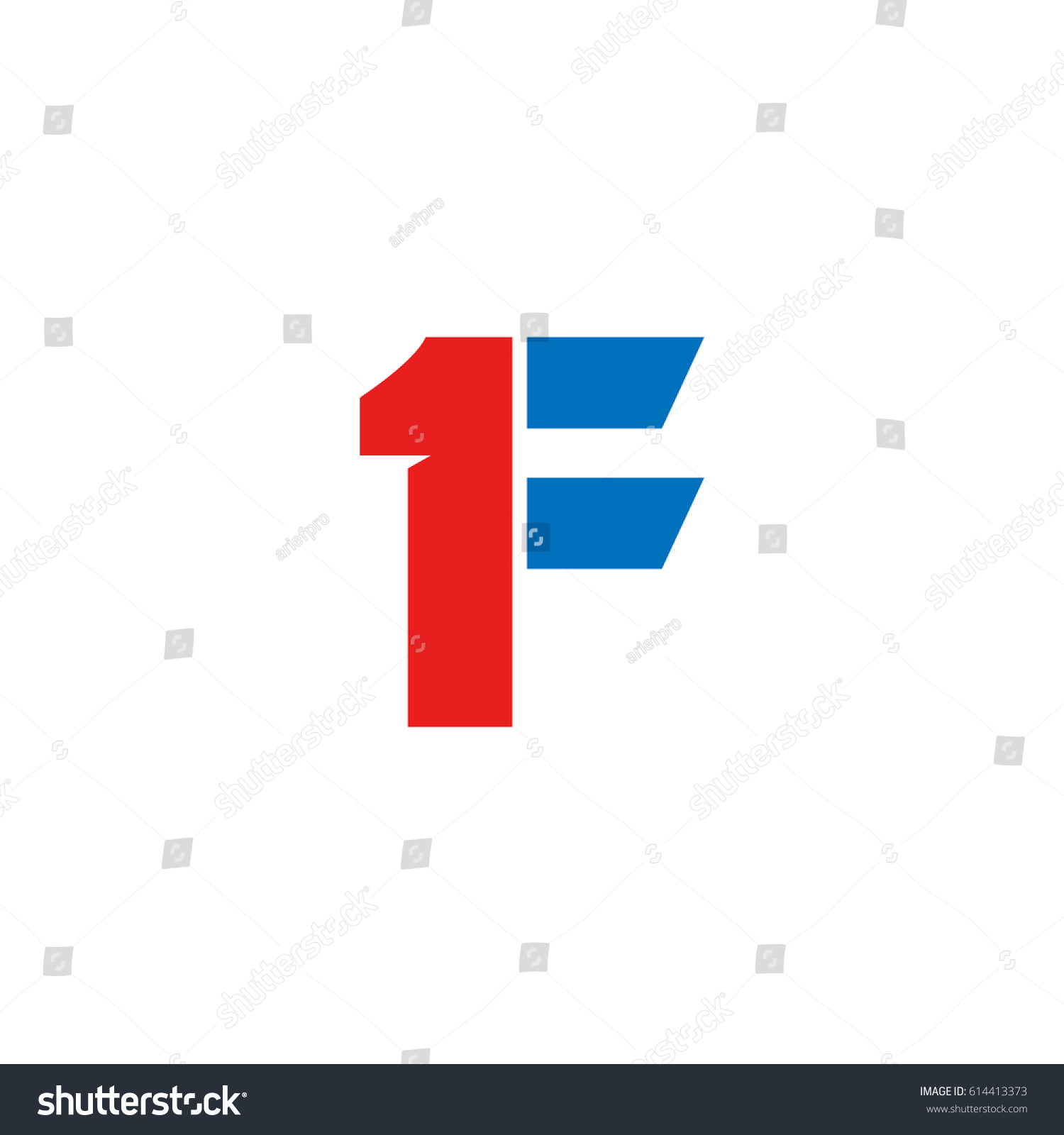 Initial Logo Combining Letter Number F Stock Vector (Royalty Free ... Initial Logo Combining Letter Number F Stock Vector (Royalty Free ...