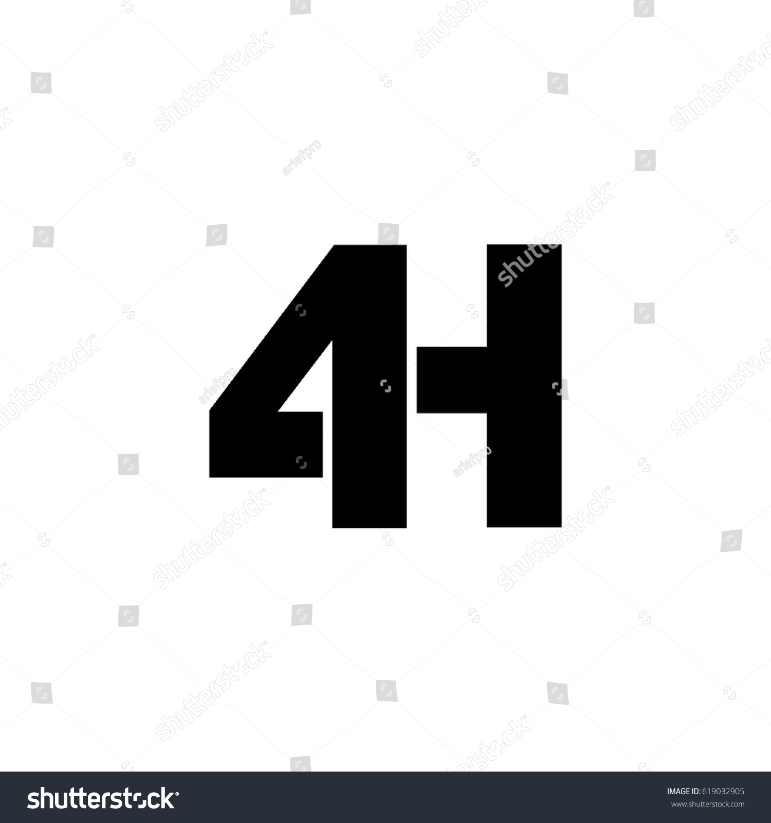 Initial Logo Combining Letter Number H Stock Vector (Royalty Free ... Initial Logo Combining Letter Number H Stock Vector (Royalty Free ...