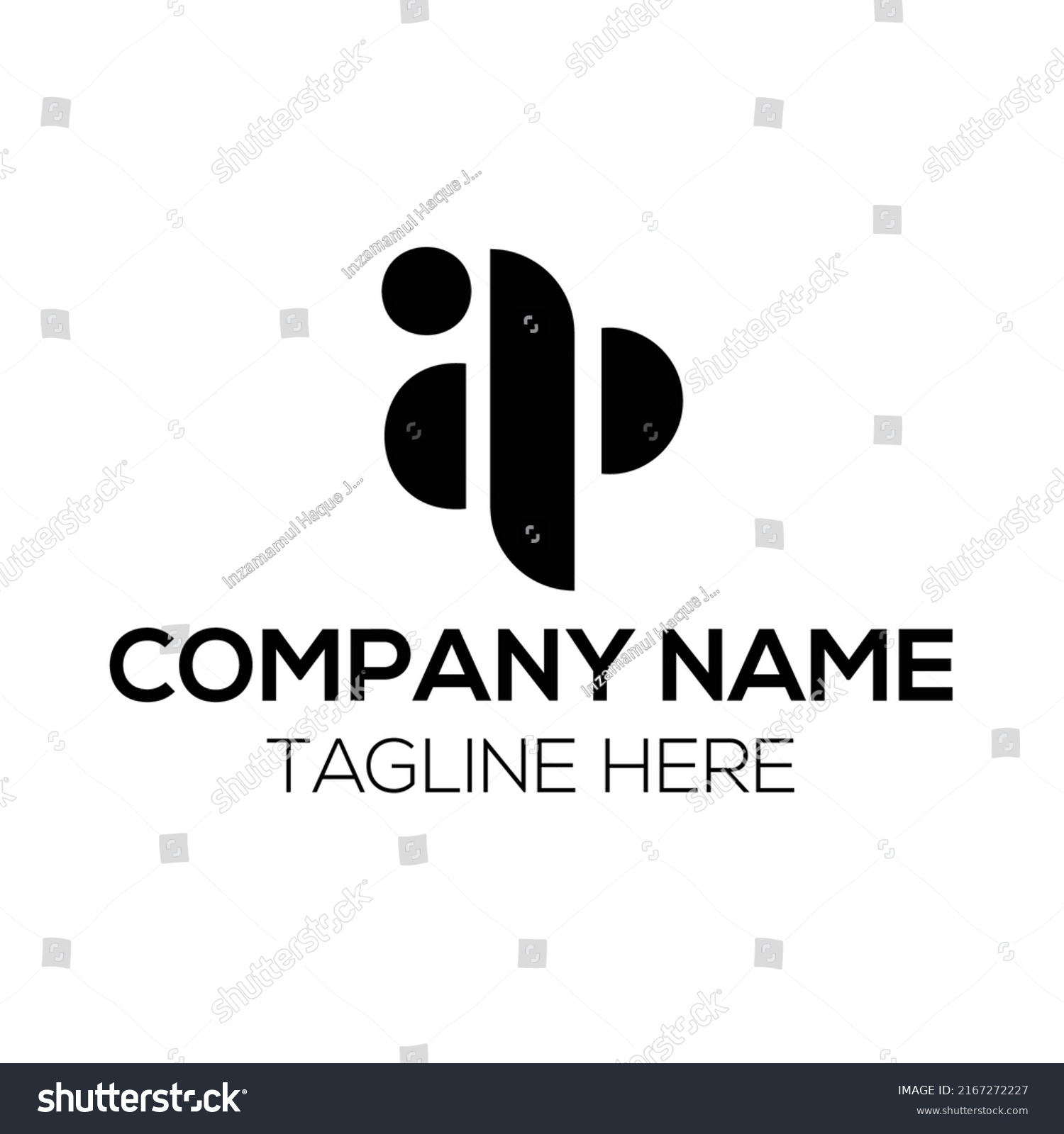 Initial Logo Letter Ap Stock Vector (Royalty Free) 2167272227 ...