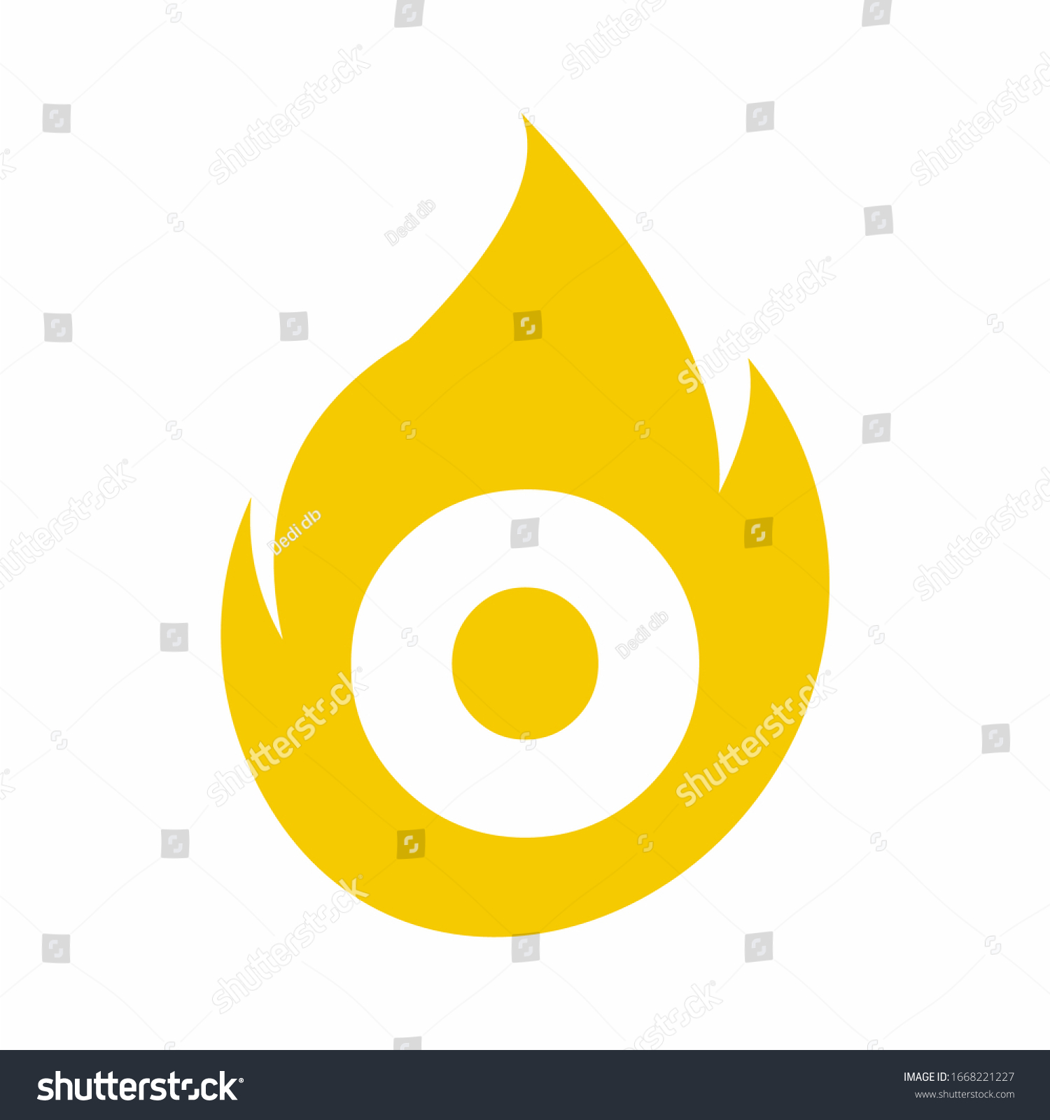 Initial O Letter Fire Logo Vector Stock Vector (Royalty Free ...