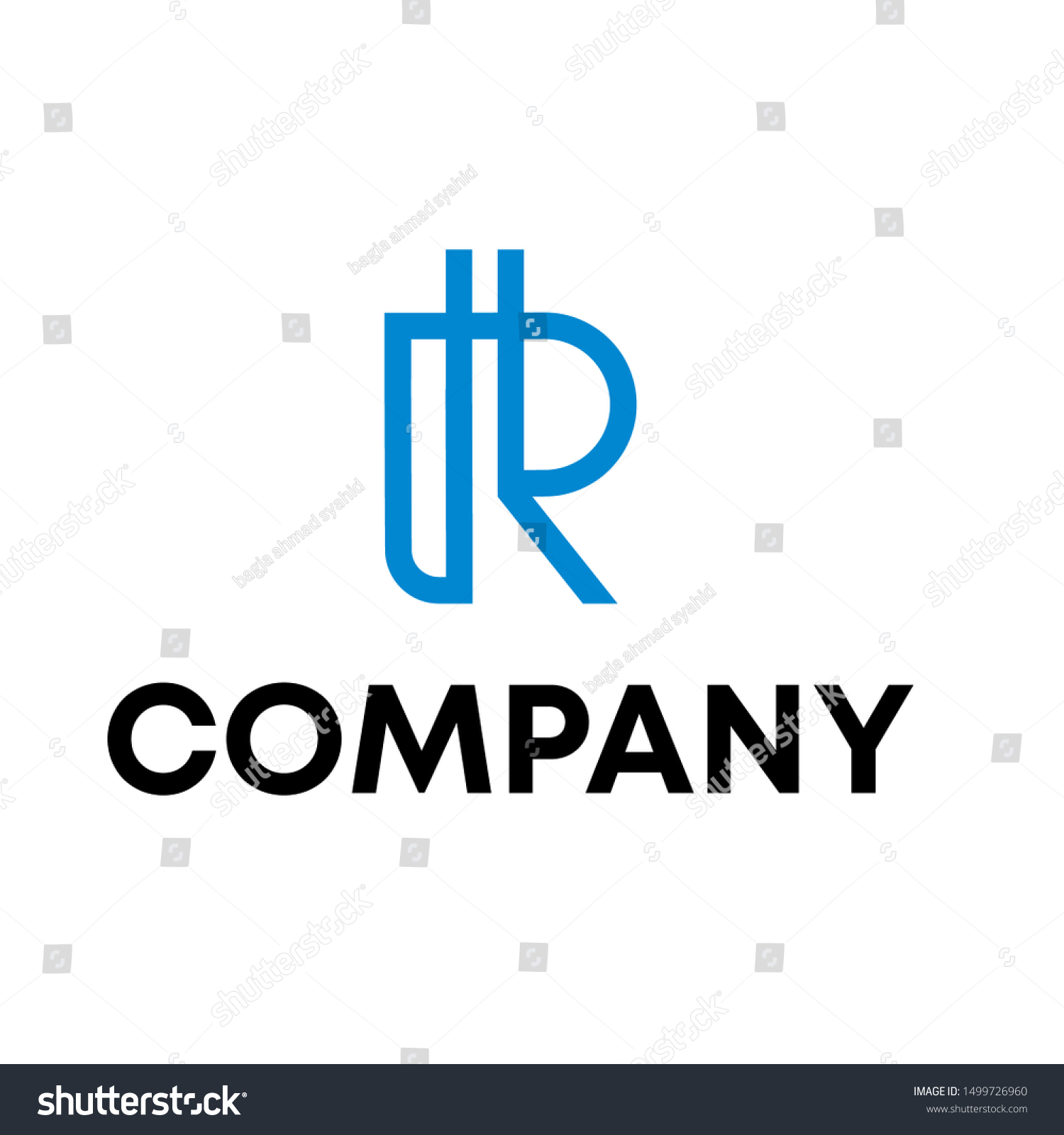 Initial R Logo Signs Vector Template Stock Vector (Royalty Free) 1499726960