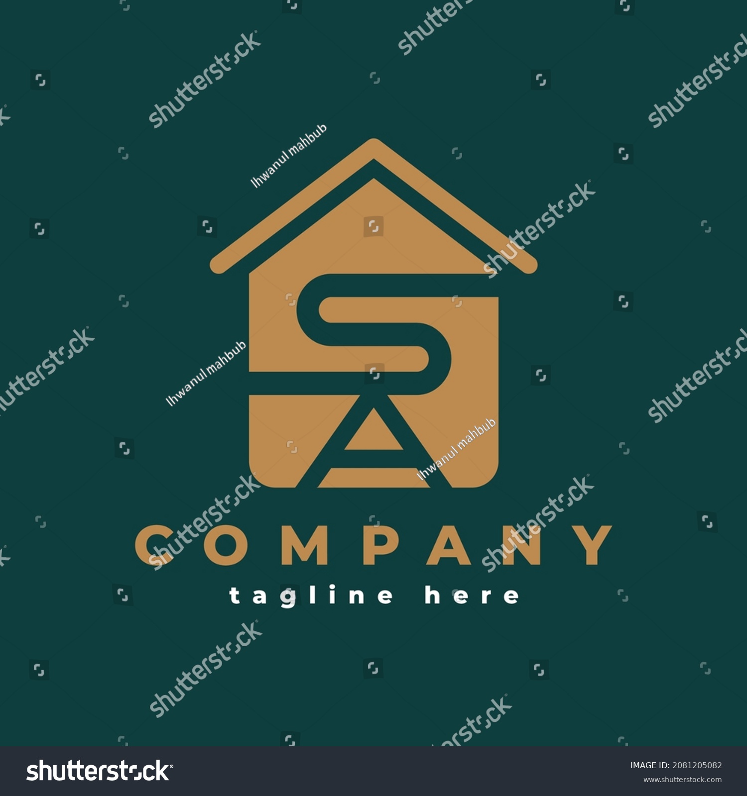 Initial Sa Real Estate Logo Vector Stock Vector (Royalty Free ...