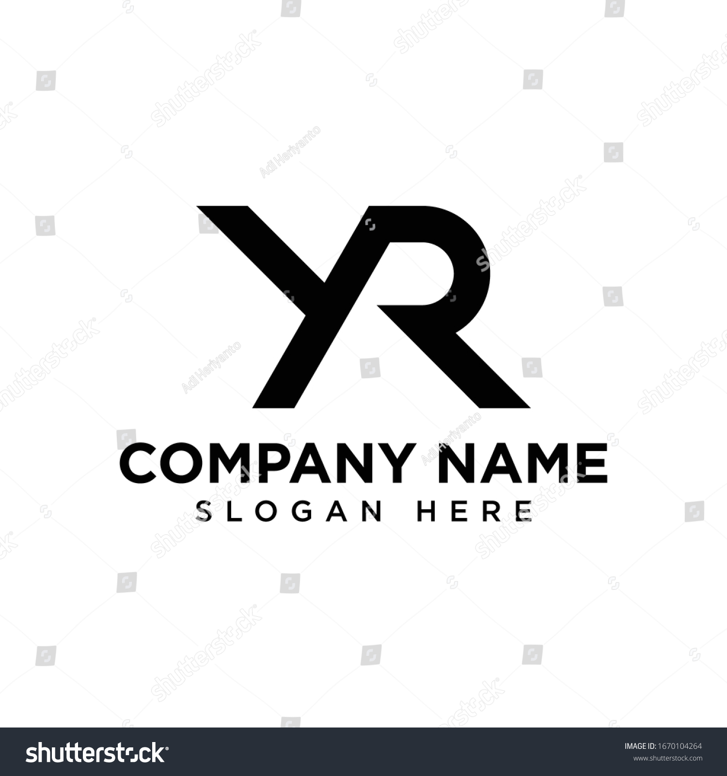 Initial Yr Logo Design Inspiration: เวกเตอร์สต็อก (ปลอดค่าลิขสิทธิ์ ...