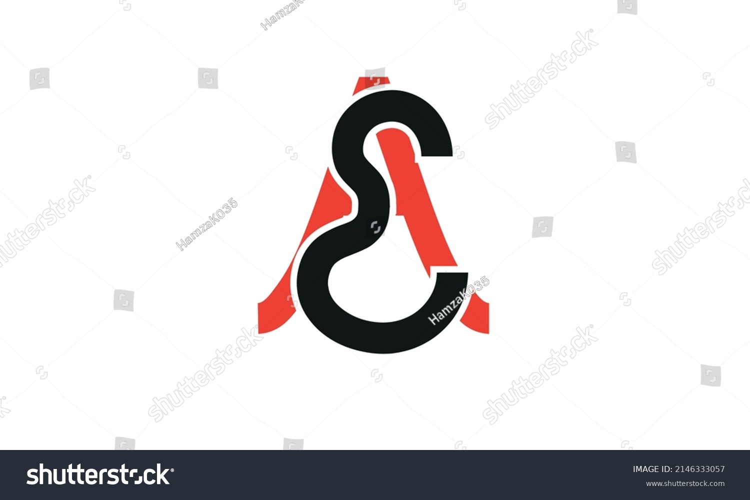 Initials Alphabet Logo Icon Vector Ea Stock Vector (Royalty Free ...