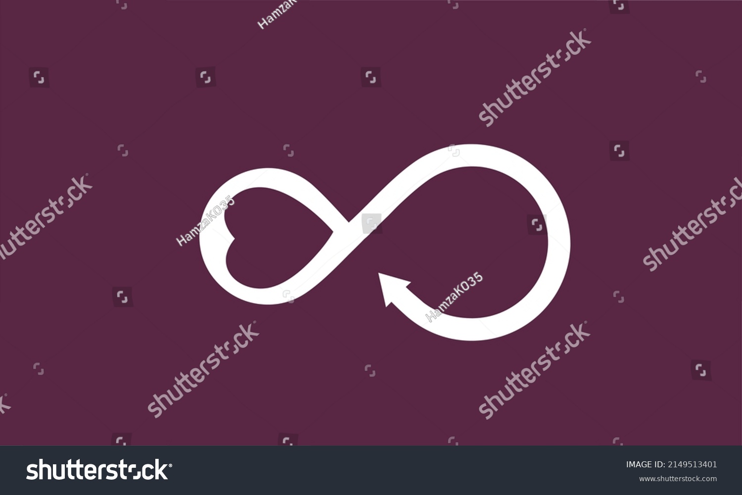 Initials Alphabet Logo Icon Vector Infinity Stock Vector (Royalty Free ...