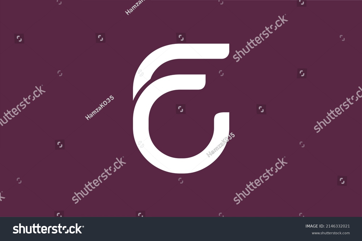 Initials Alphabet Logo Icon Vector Letter Stock Vector (Royalty Free ...