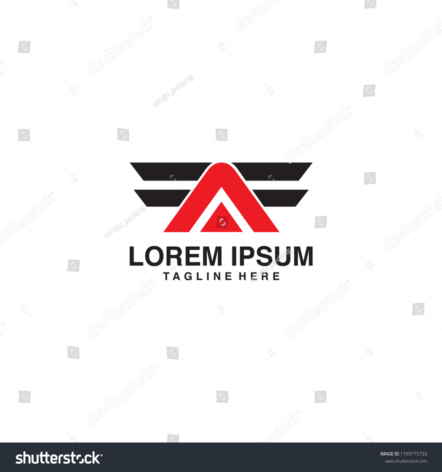 Initials Faf Logo Vector Illustration Icon Stock Vector (Royalty Free ...