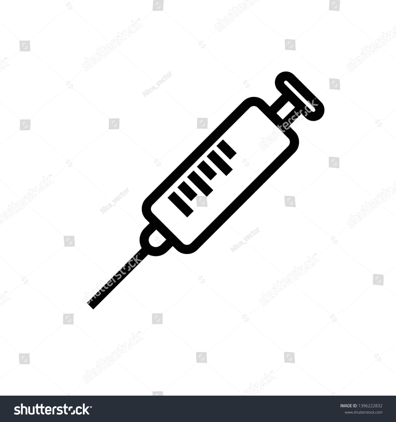 Injection Graphic Design Template Vector Illustration Stock Vector ...